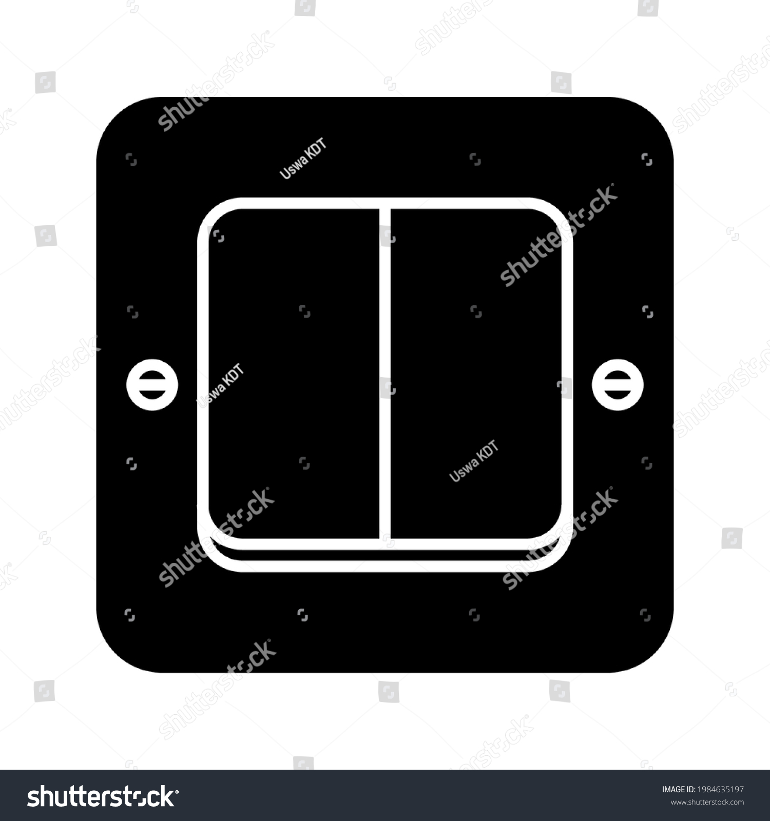Switch Icon Wall Switch Vector Electric Stock Vector (Royalty Free ...