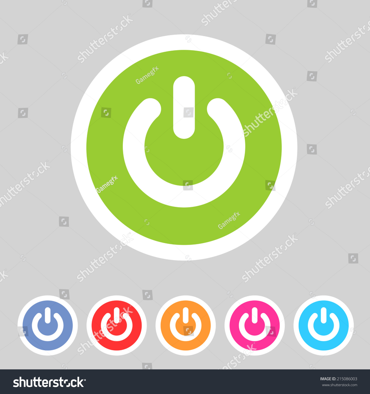 281,206 imágenes de Power button icon vector - Imágenes, fotos y ...