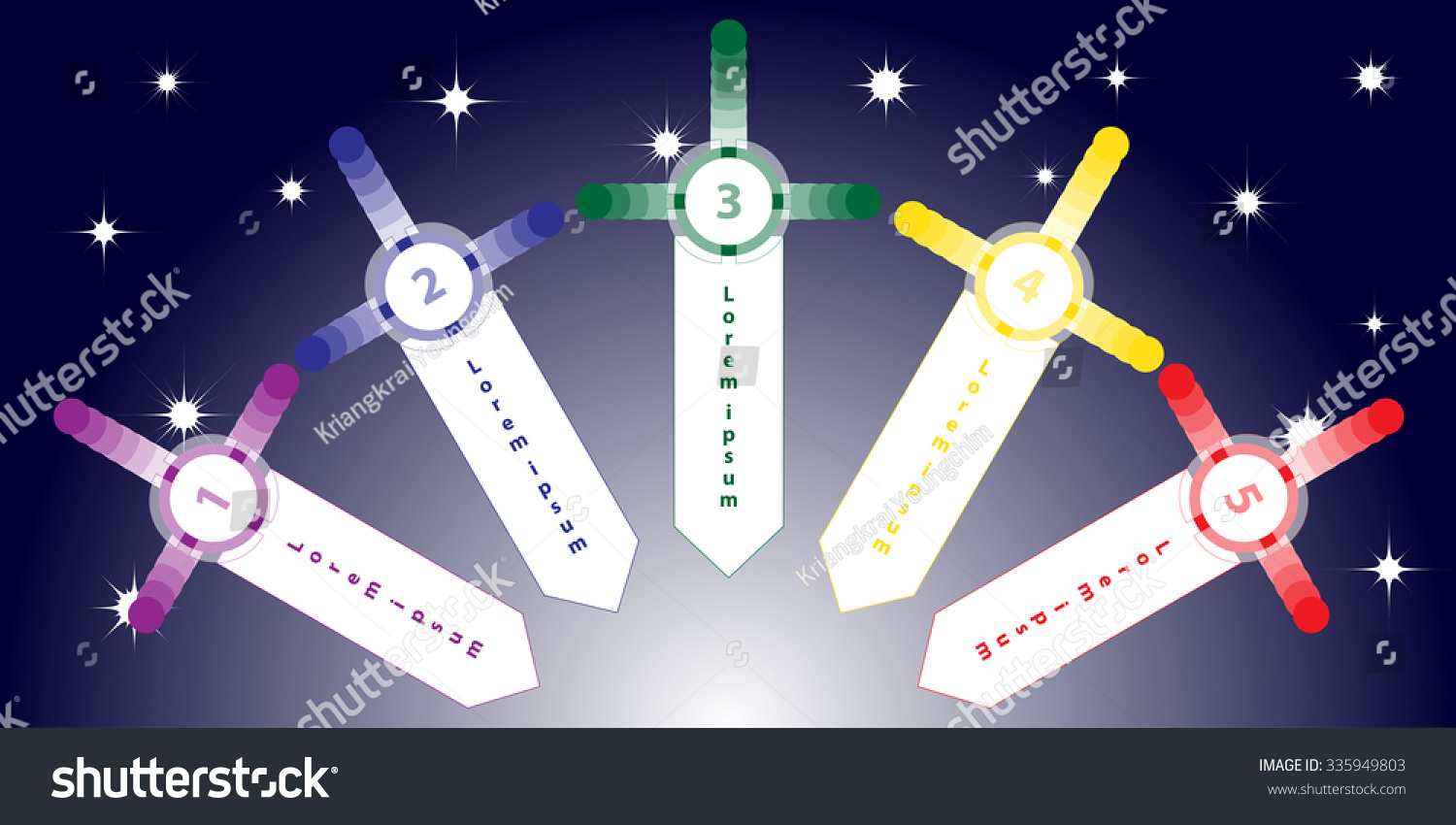 Sword Infographic Background Stock Vector (Royalty Free) 335949803 ...