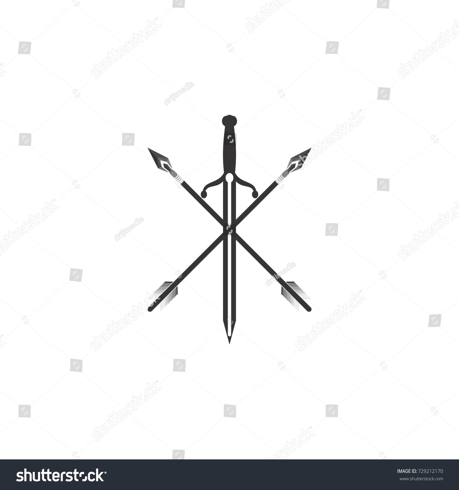 12,656 Sword and arrow Images, Stock Photos & Vectors | Shutterstock