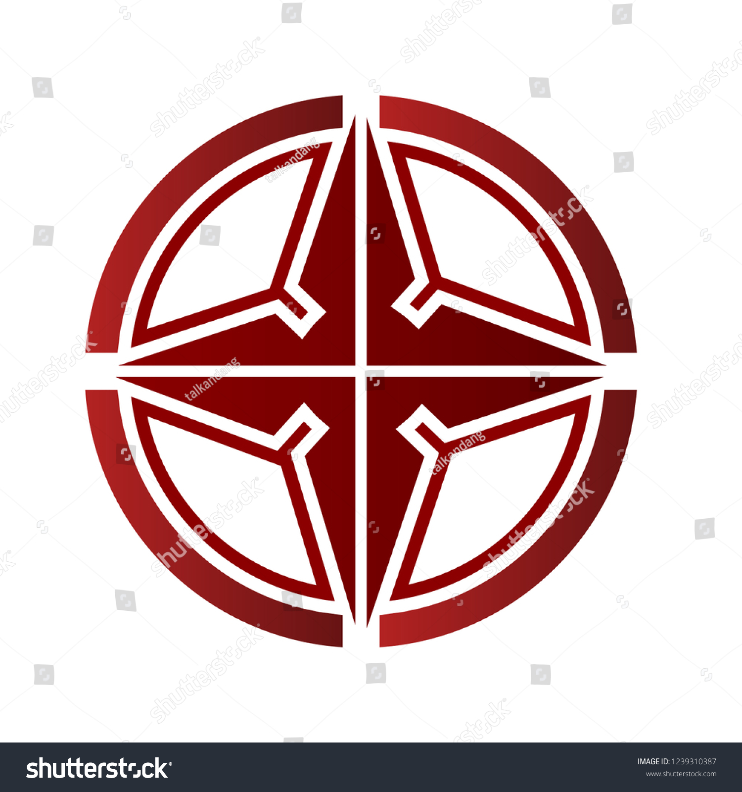 Symbol Logos Vector Design Stock Vector (Royalty Free) 1239310387