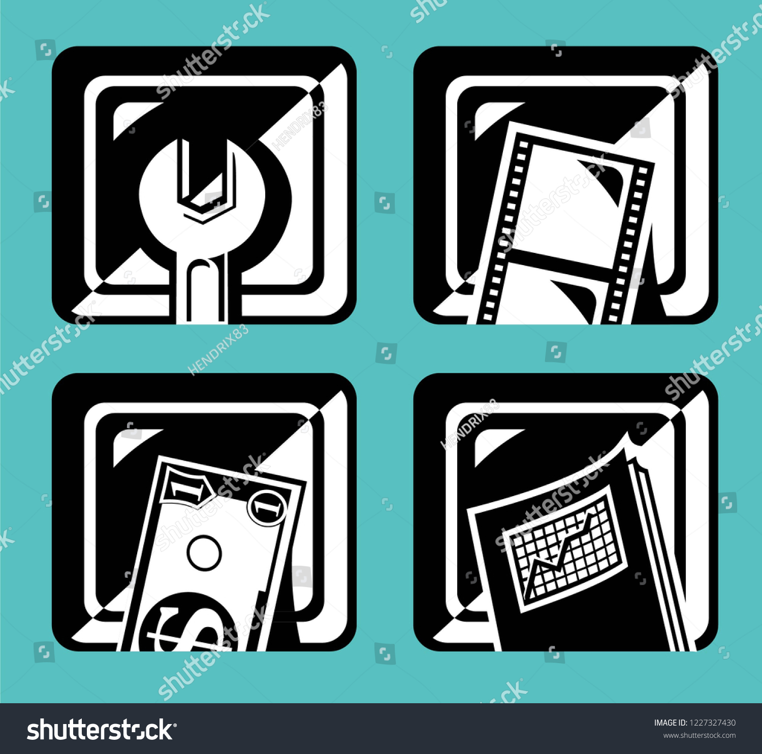 Symbol Sign Simple Vector Stock Vector (Royalty Free) 1227327430 ...