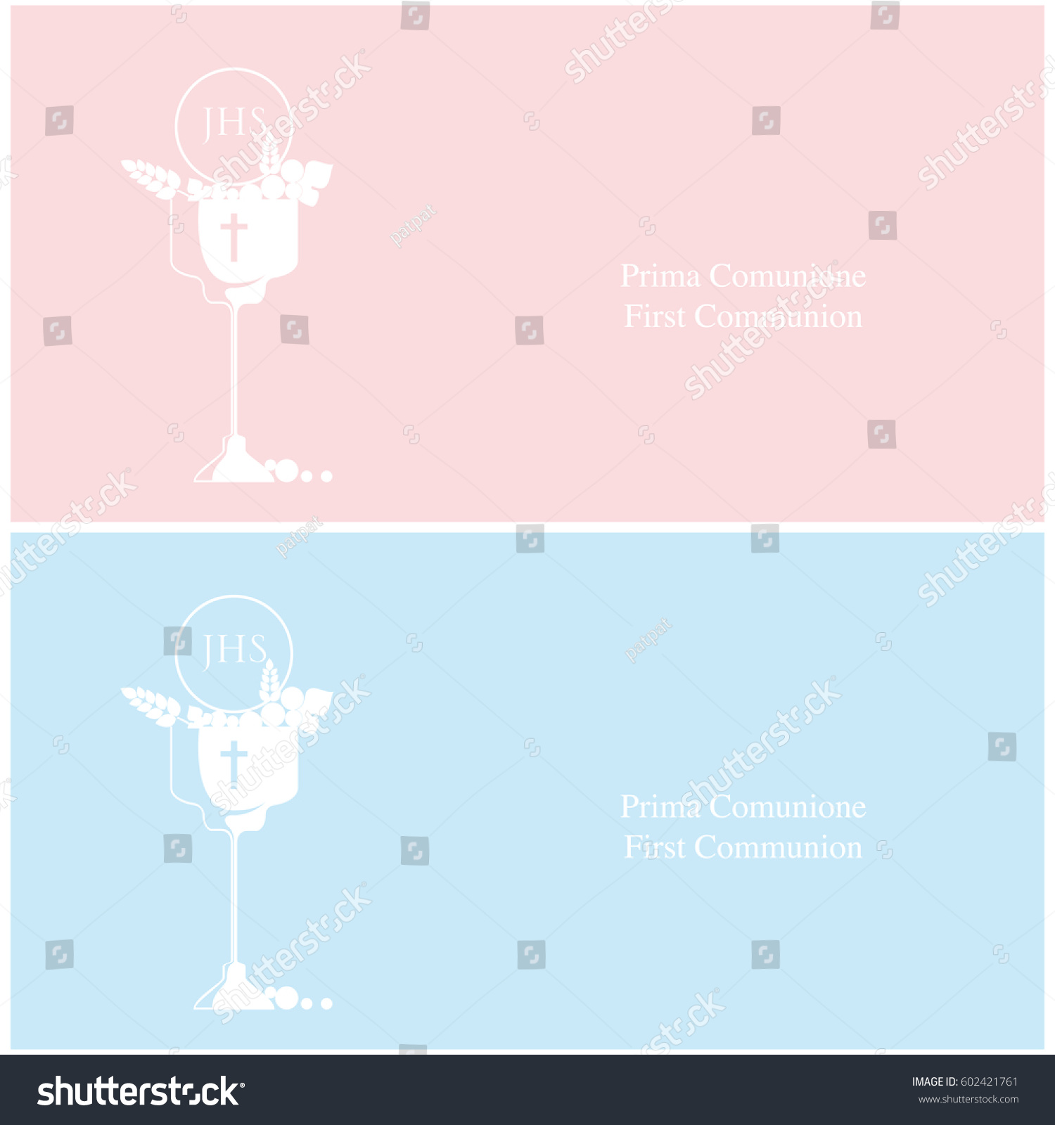 Symbol First Communion Confirmation Stock Vector (Royalty Free) 602421761