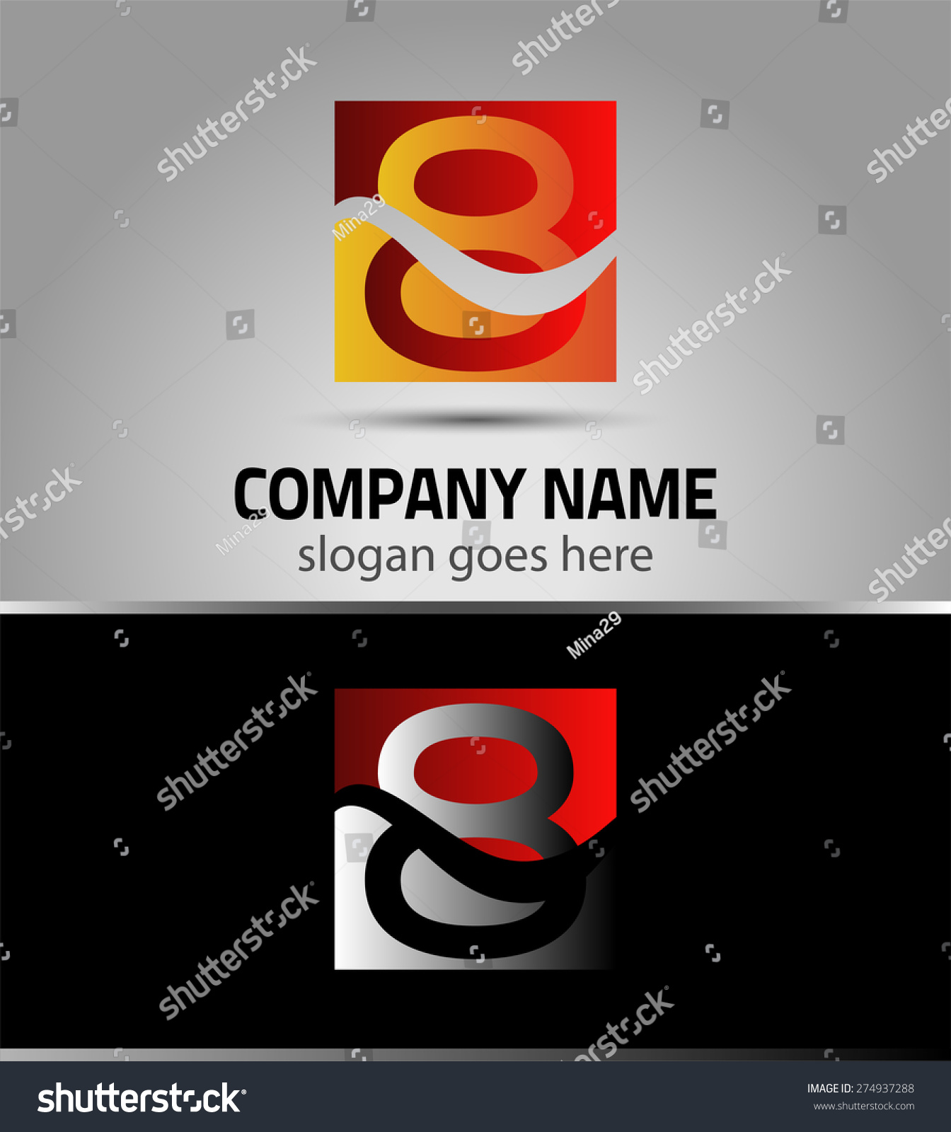 Symbol Number Eight 8 Logo Icon Stock Vector (Royalty Free) 274937288 ...