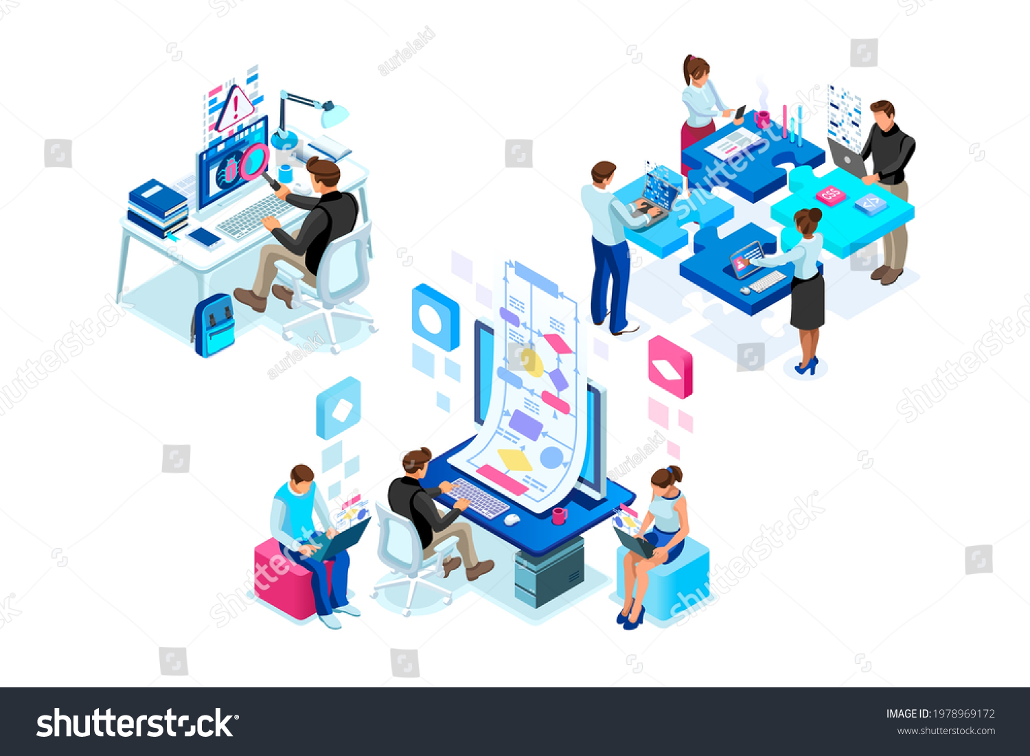 Symbolic Program Development Symbols Icon Collection: Vector Có Sẵn
