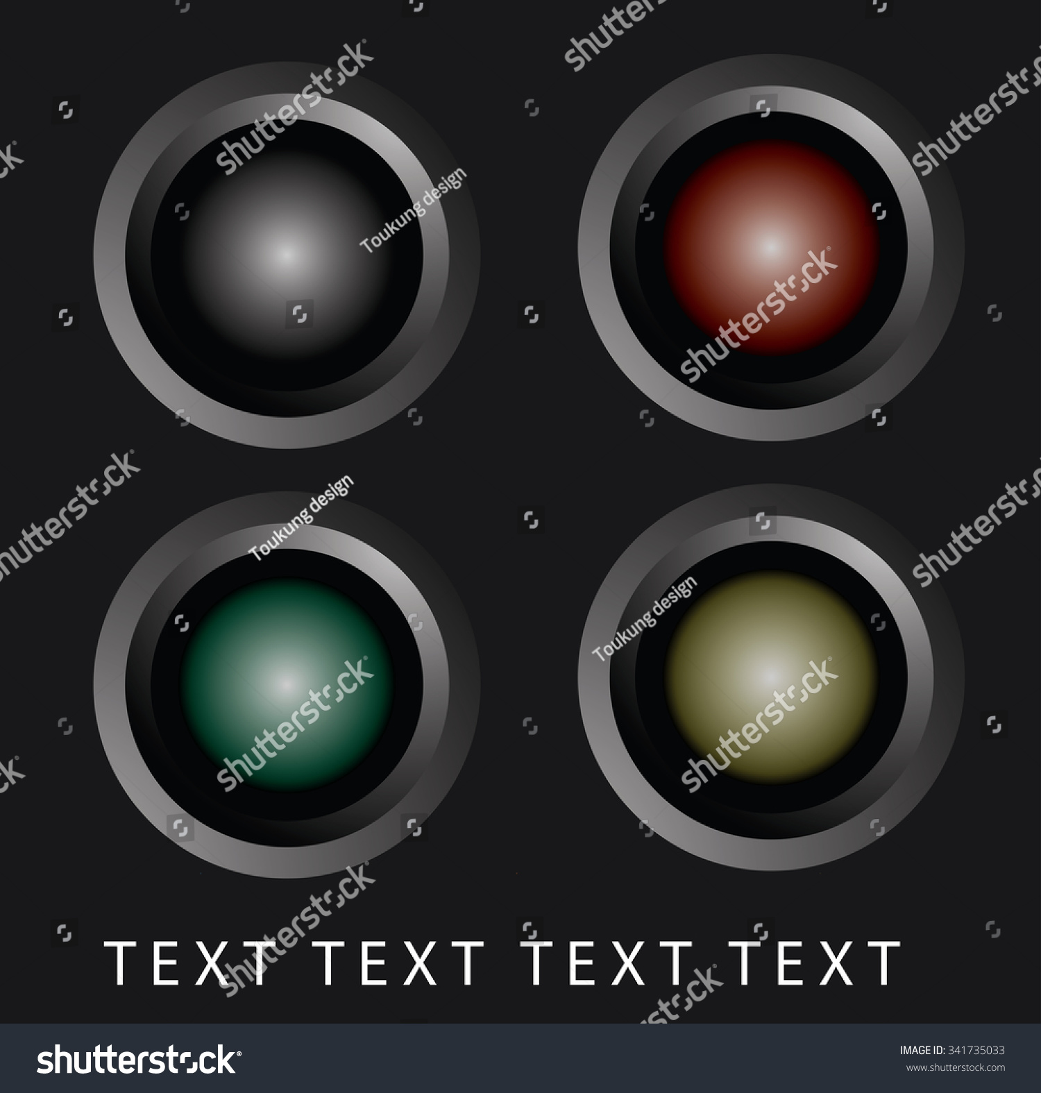 Symbols Button Icon: เวกเตอร์สต็อก (ปลอดค่าลิขสิทธิ์) 341735033 ...