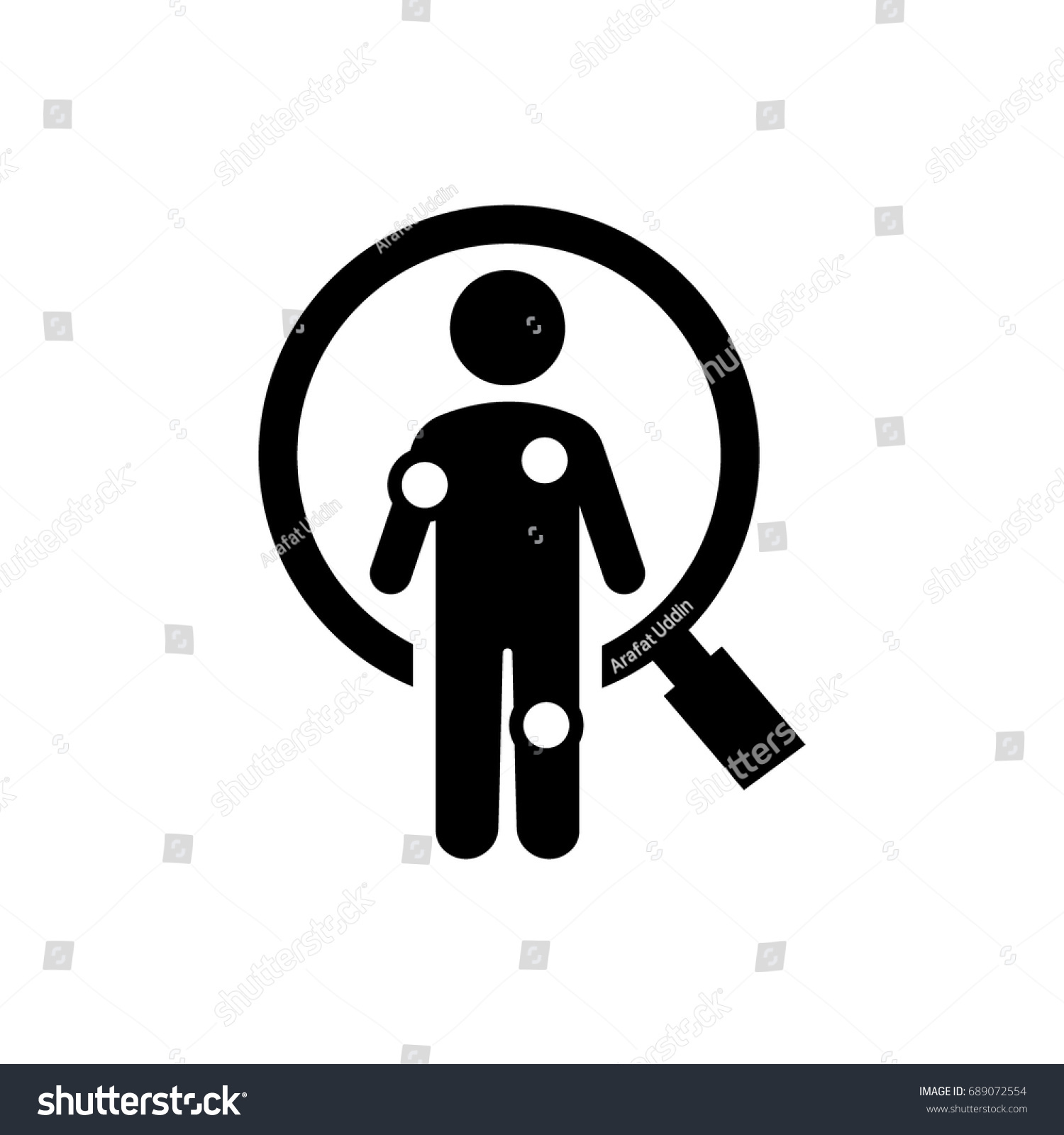 Symptom Checker Icon Stock Vector (Royalty Free) 689072554