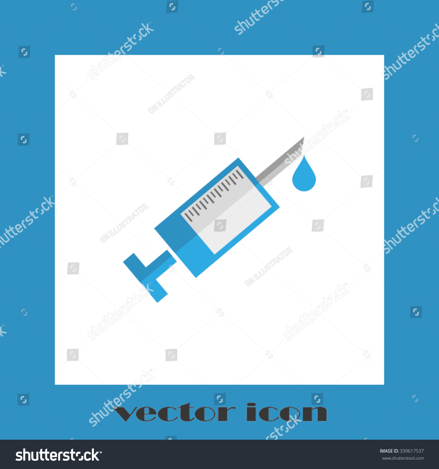Syringe Drop Stock Vector (Royalty Free) 339617537 | Shutterstock