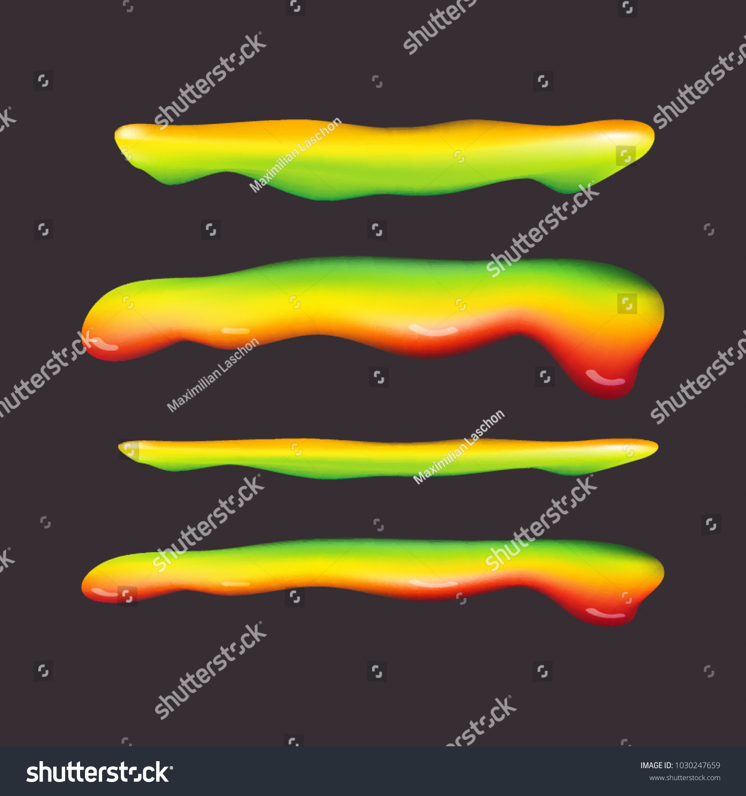 Syrup Splash Border Mobile Game Assets Stock Vector (Royalty Free ...