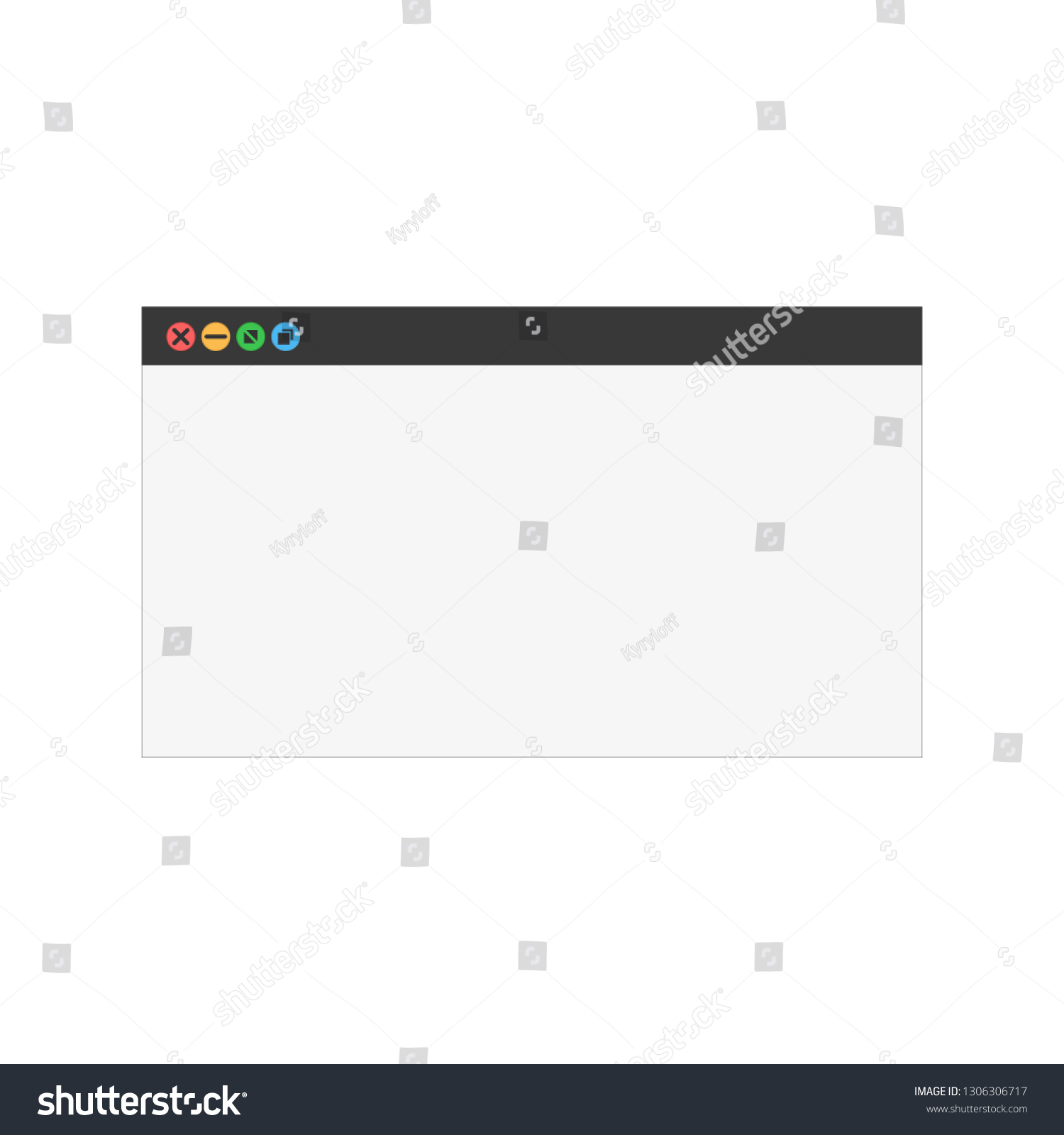 System Dialog Window Sign Dialog Window: vector de stock (libre de regalías) 1306306717 ...