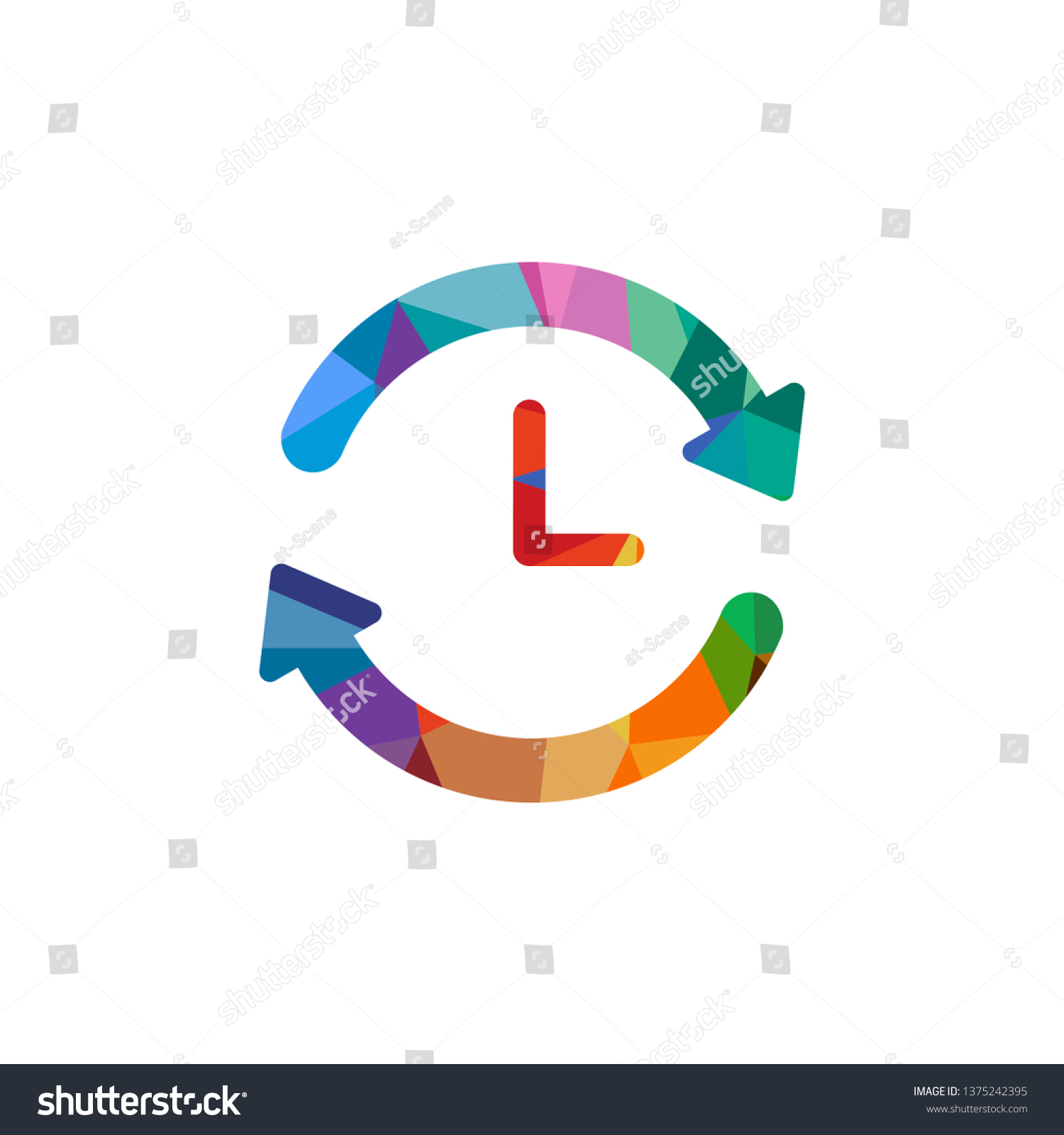 System Restore App Icon Stock Vector (Royalty Free) 1375242395