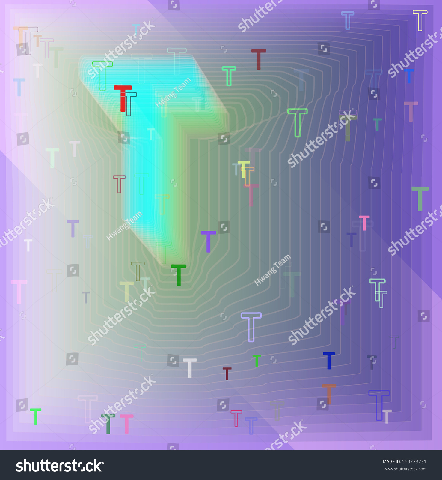 T Alphabet Art Template Stock Vector (Royalty Free) 569723731 ...