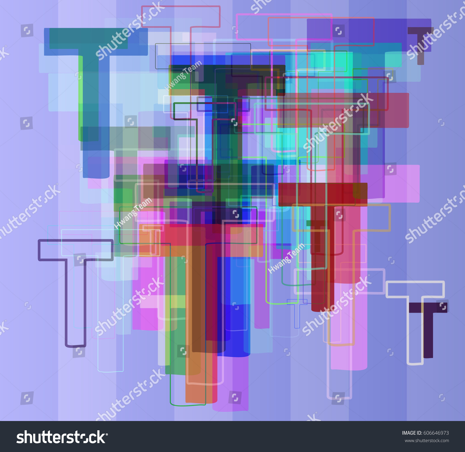 T Alphabet Background Vector Stock Vector (Royalty Free) 606646973