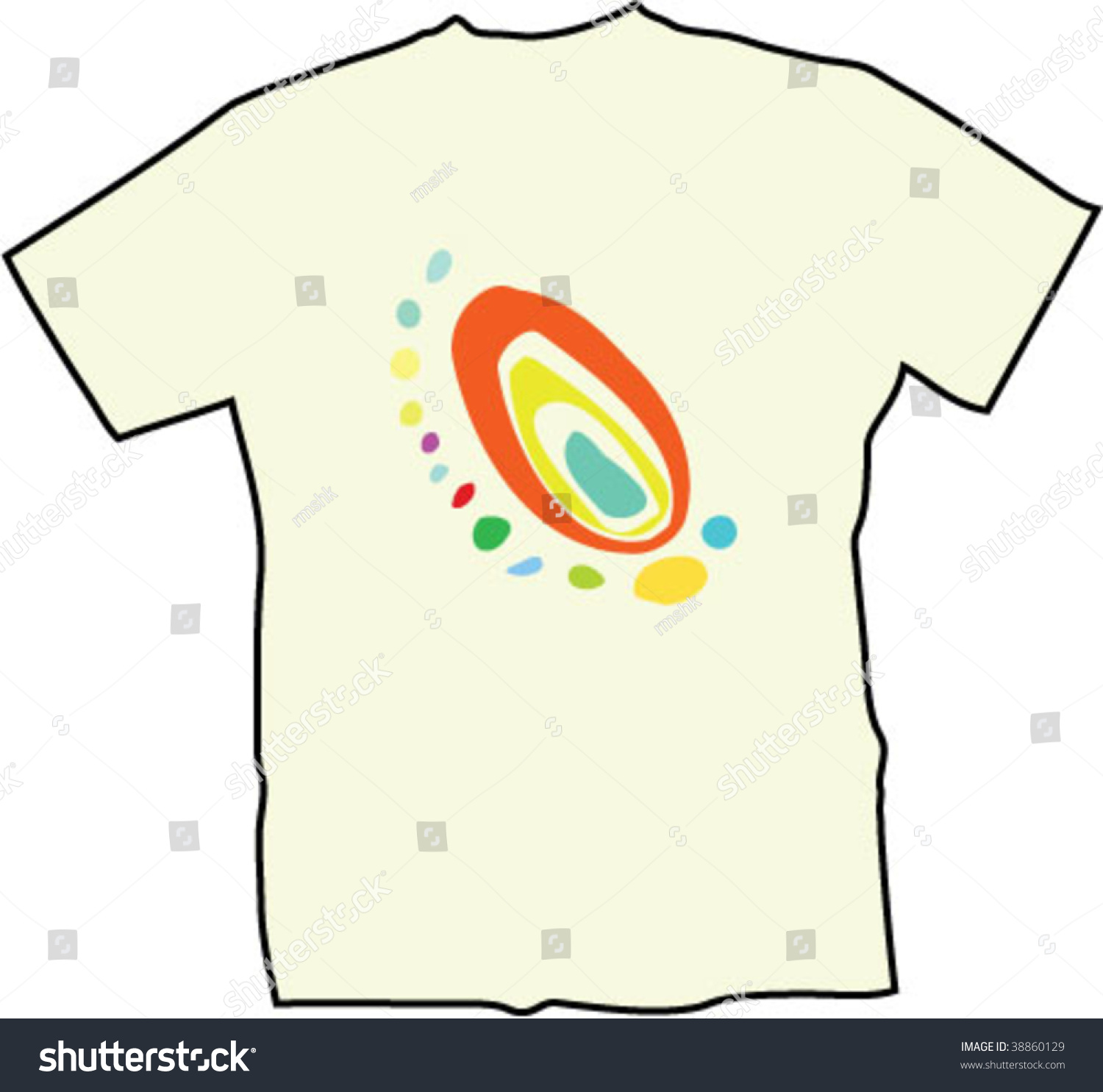 Tshirt Print Stock Vector 38860129 - Shutterstock