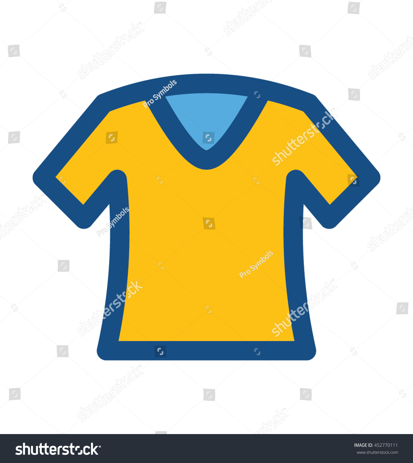 T Shirt Vector Icon Stock Vector (Royalty Free) 452770111 | Shutterstock