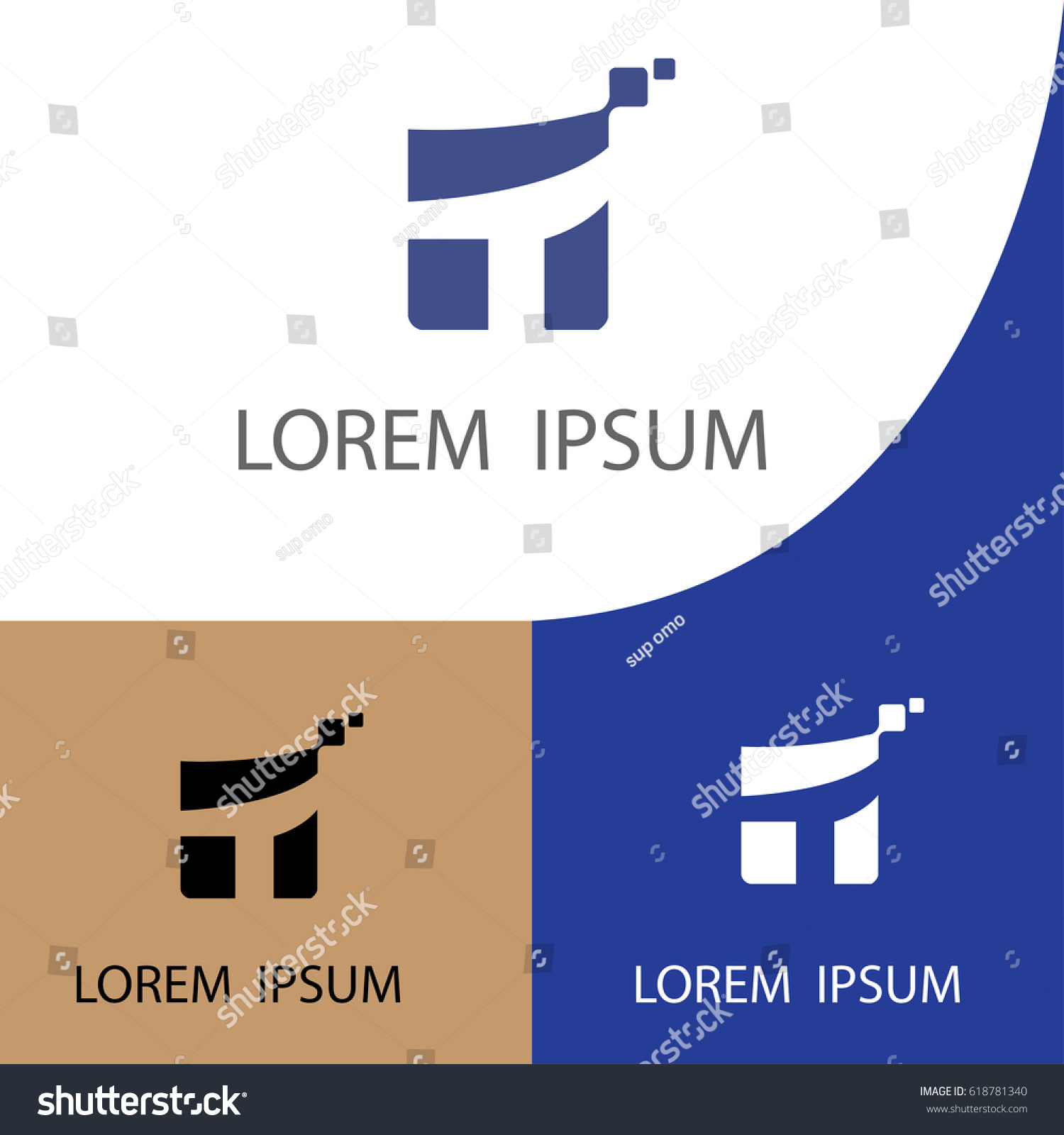 T Square Company Logo Stock Vector (Royalty Free) 618781340
