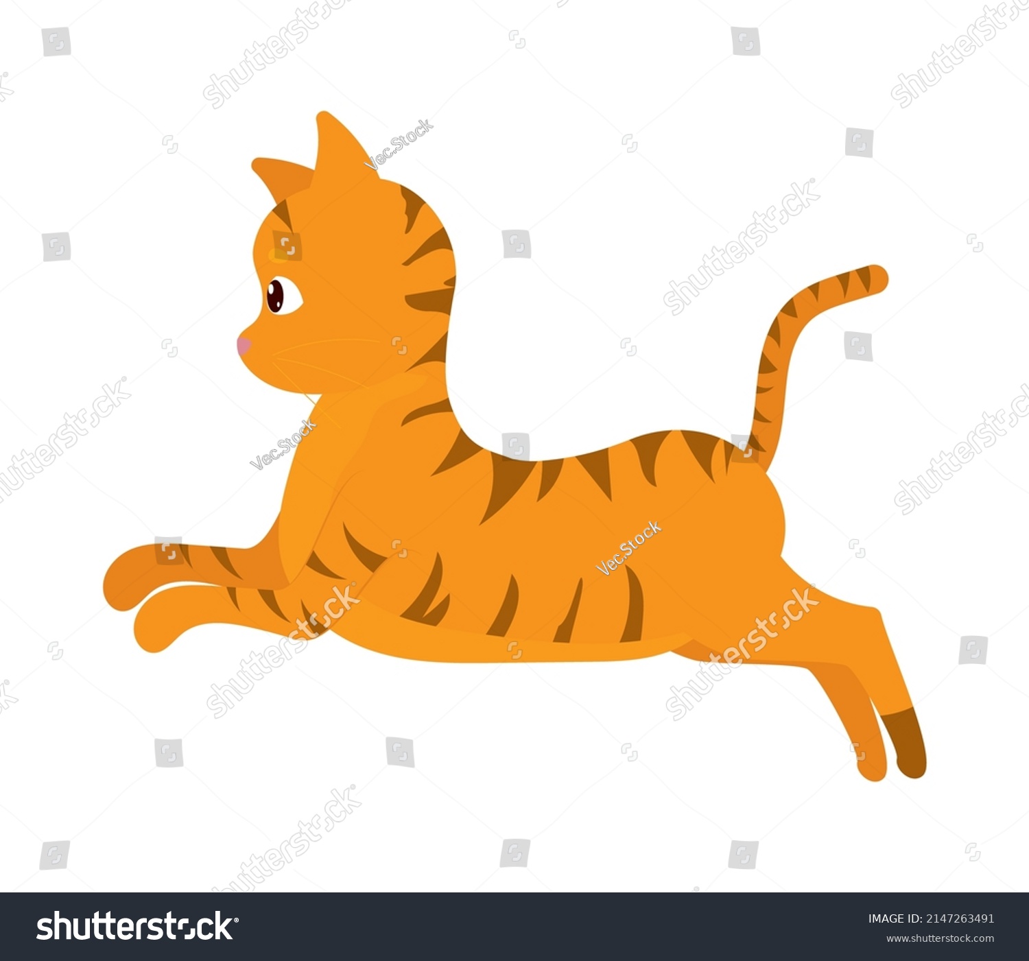 Tabby Cat Icon On White Background Stock Vector (Royalty Free ...