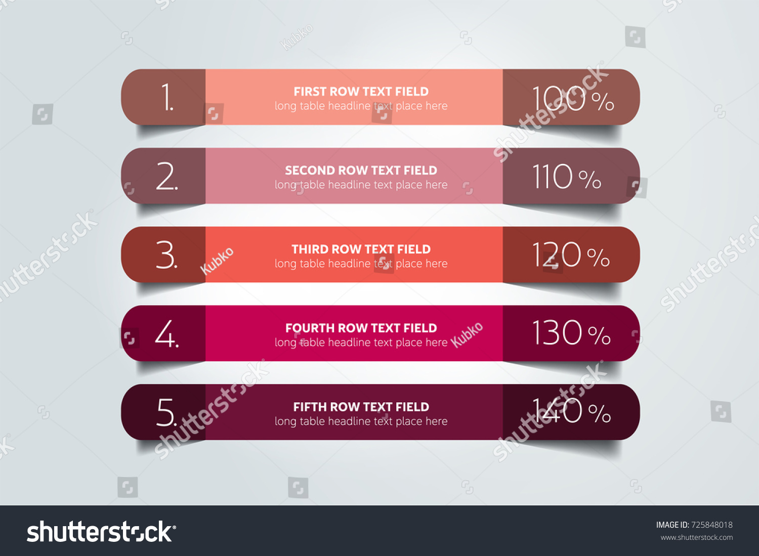 Table Chart Schedule Design Template 5: เวกเตอร์สต็อก (ปลอดค่าลิขสิทธิ์ ...