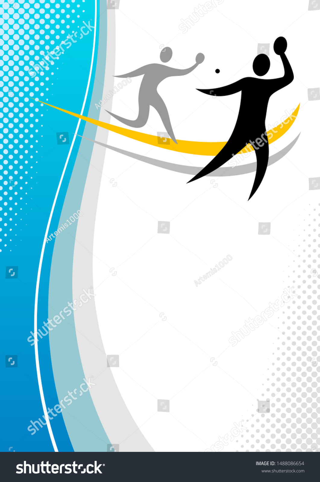 Table Tennis Poster Background Vector Illustration Stock Vector ...