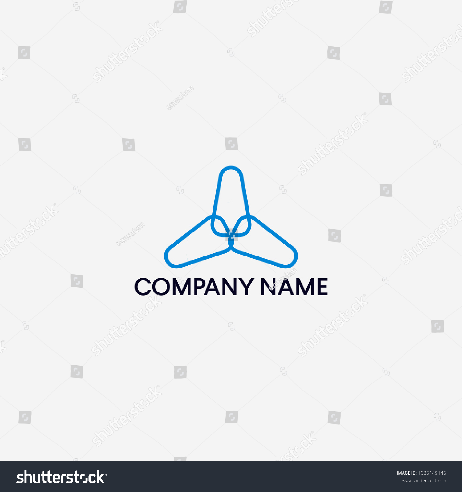 Tails Logo Design Stock Vector (Royalty Free) 1035149146