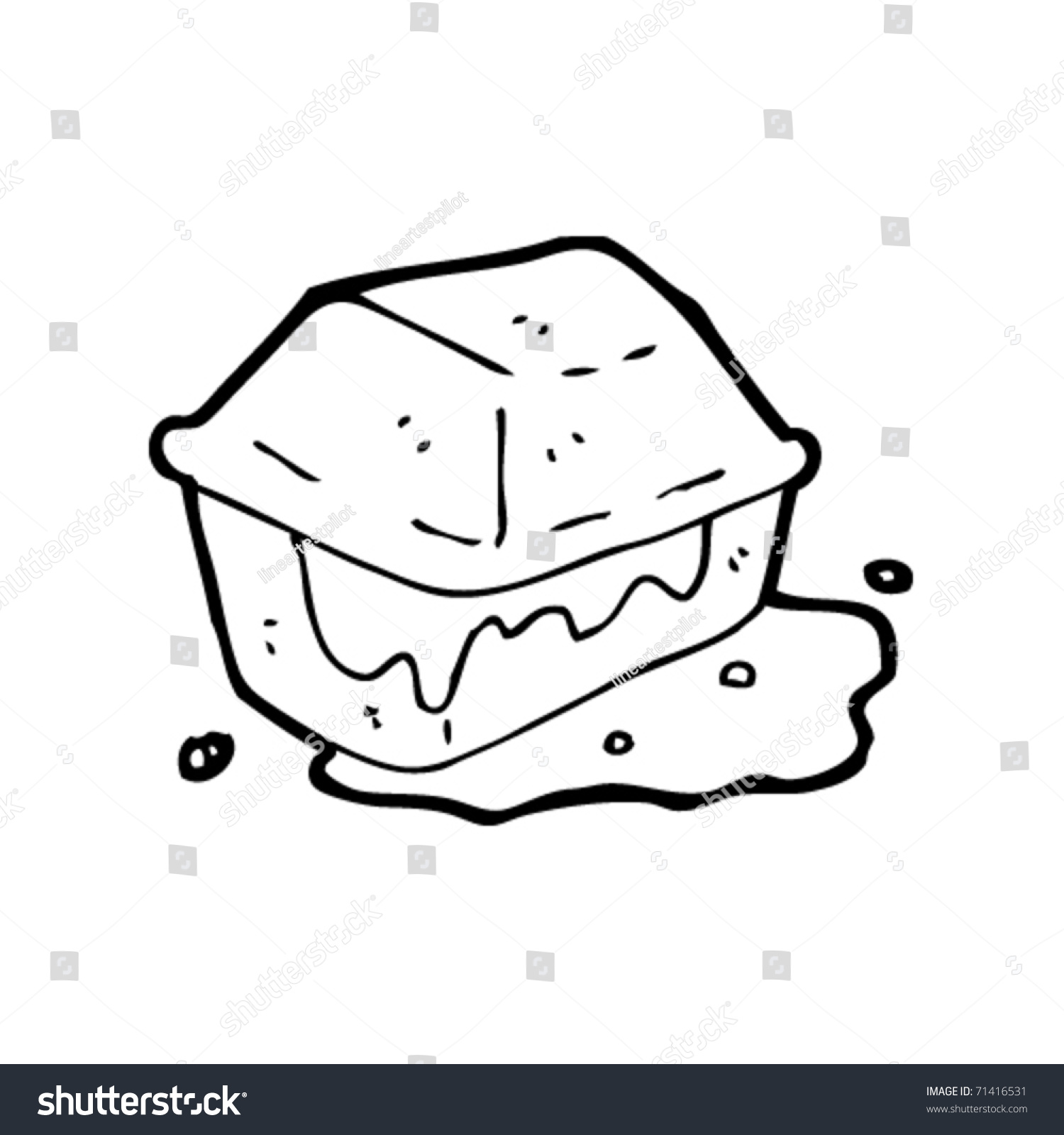 Take Out Box Cartoon Stock Vector (Royalty Free) 71416531 | Shutterstock
