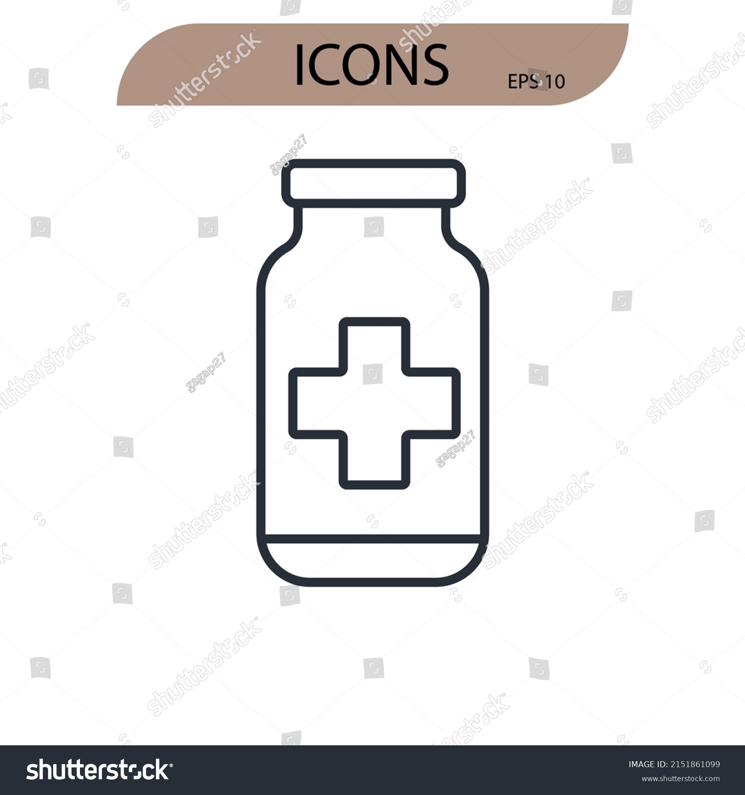 Taking Dose Medication Icons Symbol Vector Stock Vector (Royalty Free ...