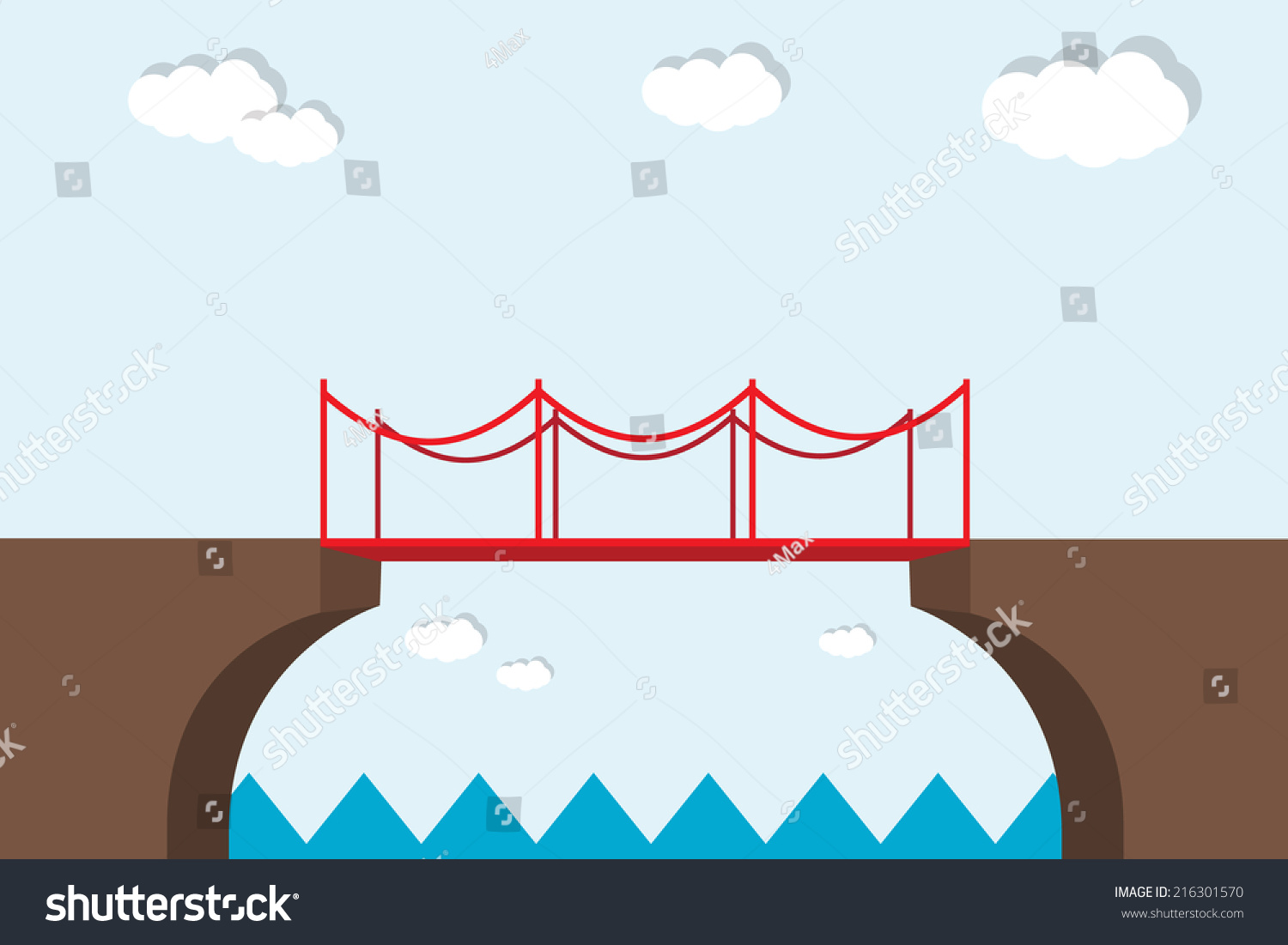 Taking Risk Concept Vector Illustration Stock Vector (Royalty Free ...