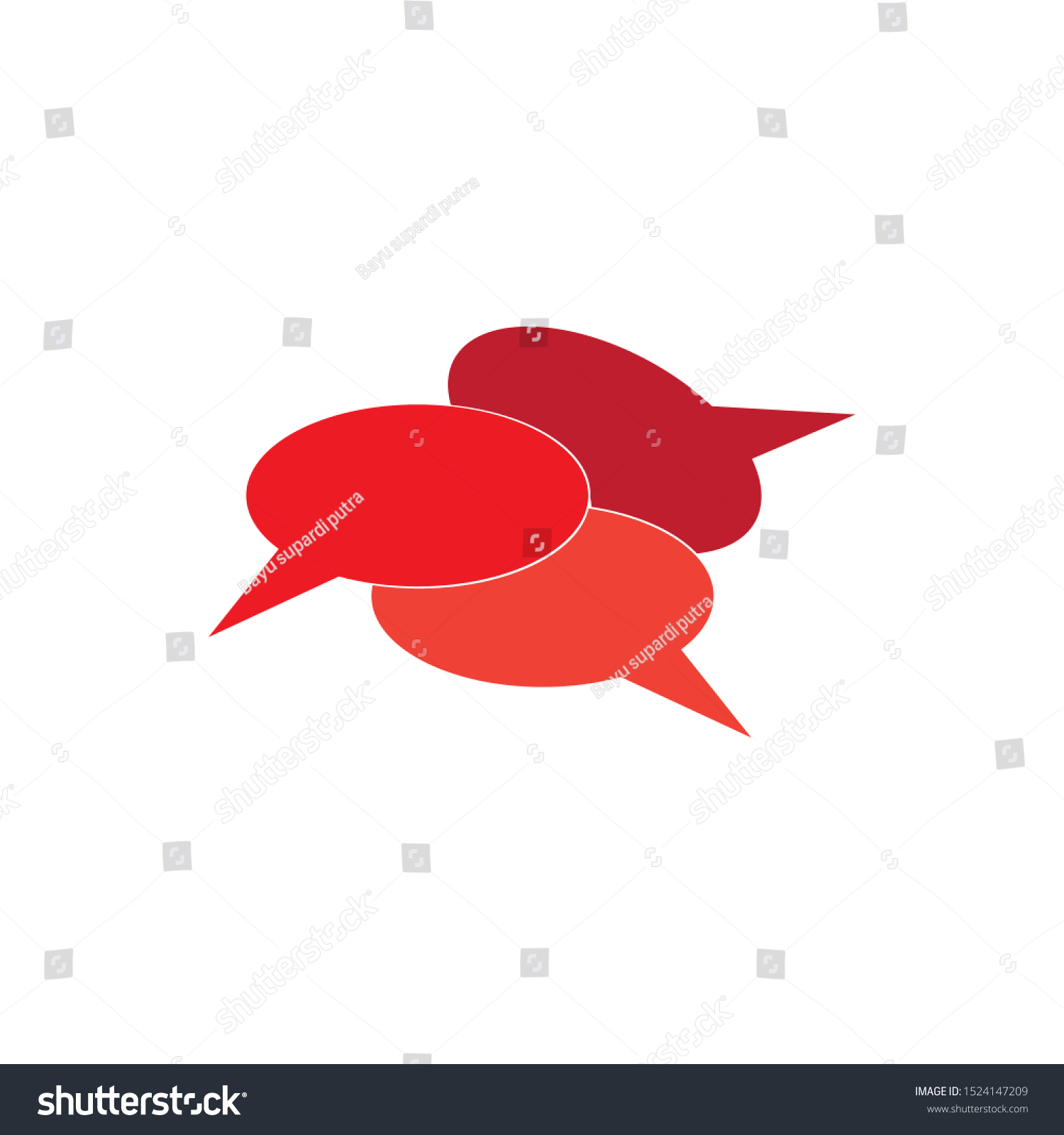 Talk Buble Vector Illustration Free Stock Vector (Royalty Free) 1524147209