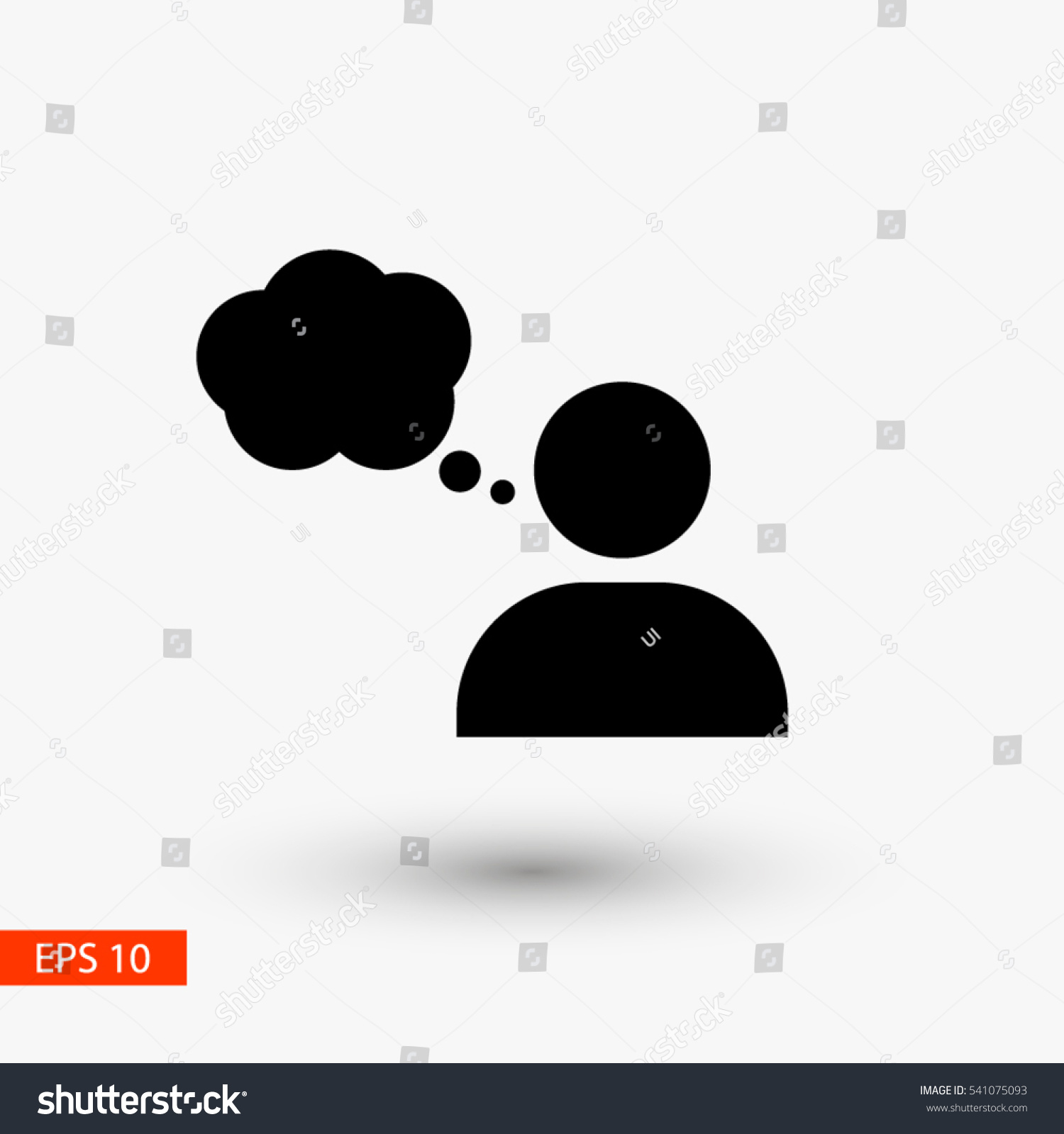 Talk Icon Stock Vector (Royalty Free) 541075093