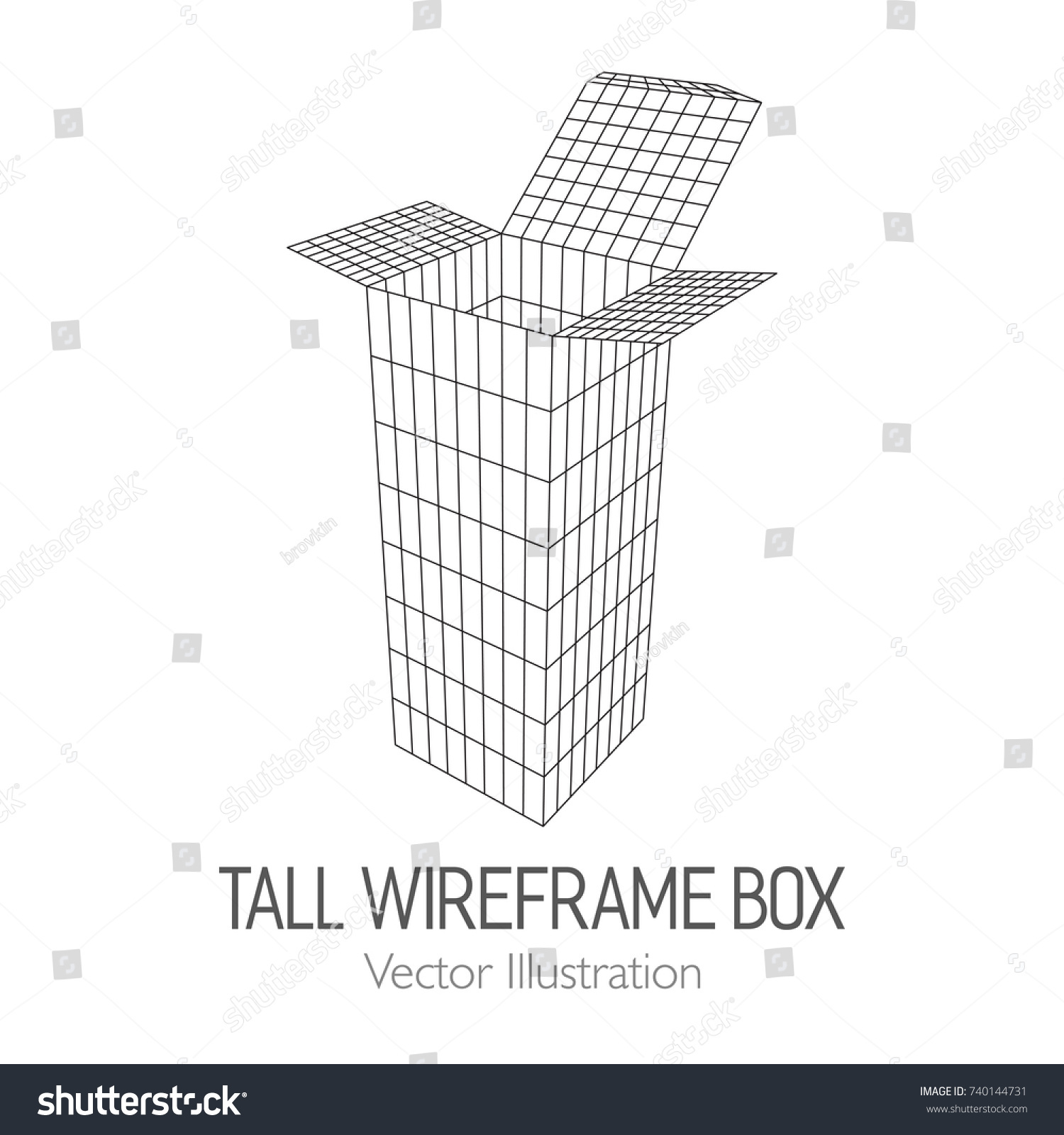 1,031 Product packaging wireframe Stock Vectors, Images & Vector Art ...