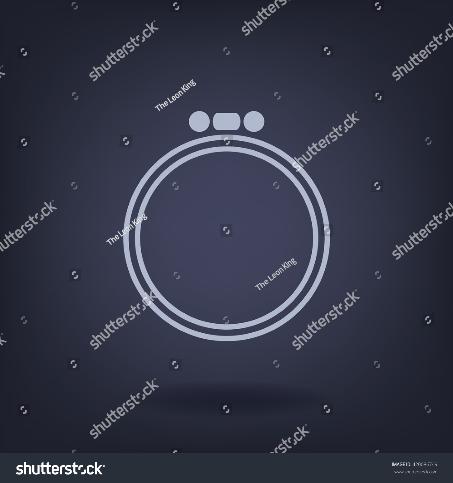 Tambour Icon Stock Vector (Royalty Free) 420086749 | Shutterstock