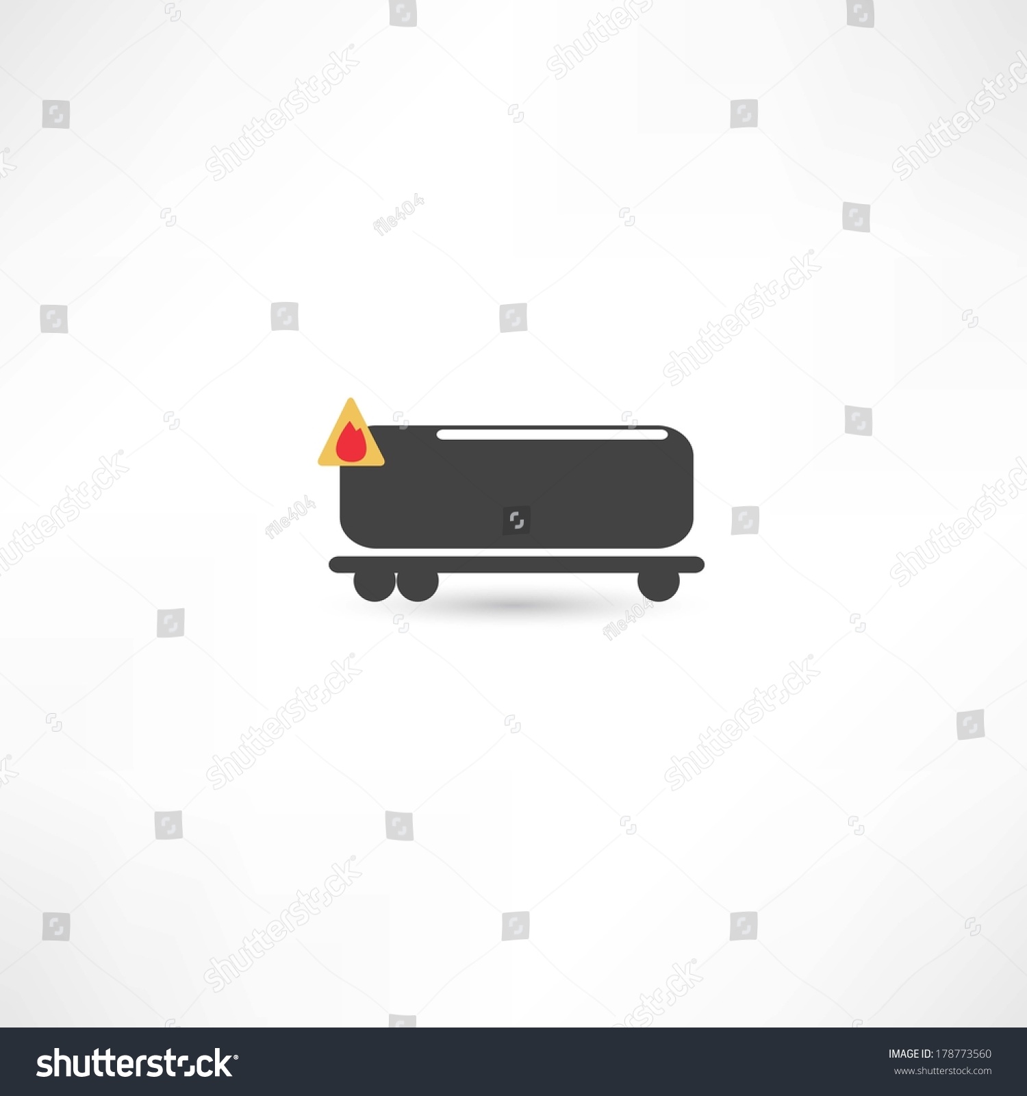 Tank Car Icon Stock Vector (Royalty Free) 178773560 | Shutterstock