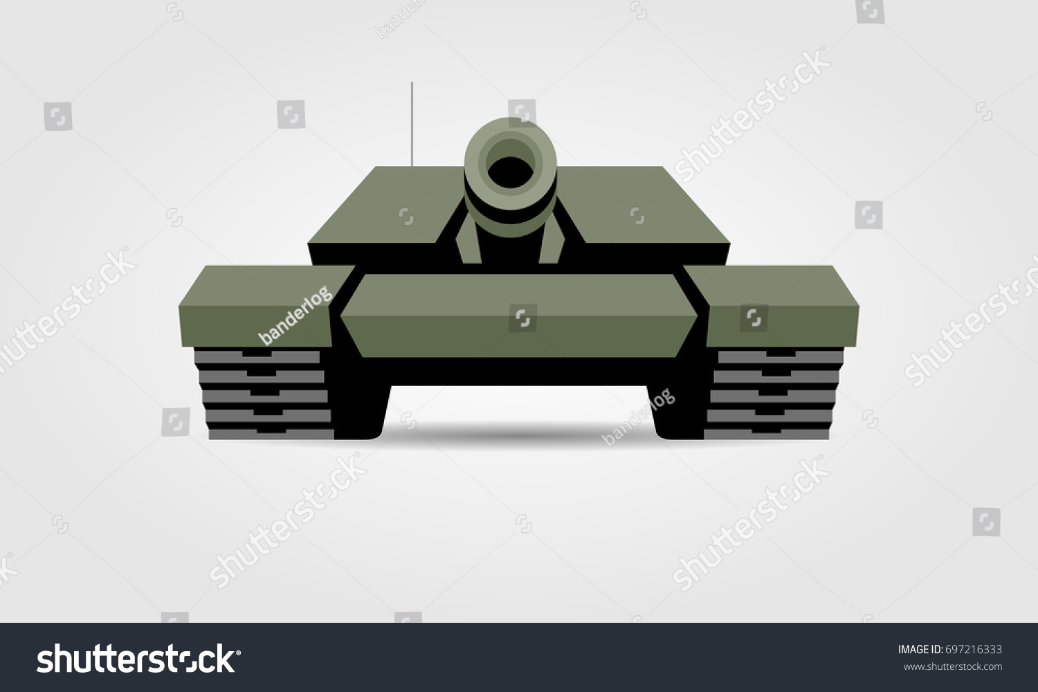 Tank Front View: เวกเตอร์สต็อก (ปลอดค่าลิขสิทธิ์) 697216333 | Shutterstock