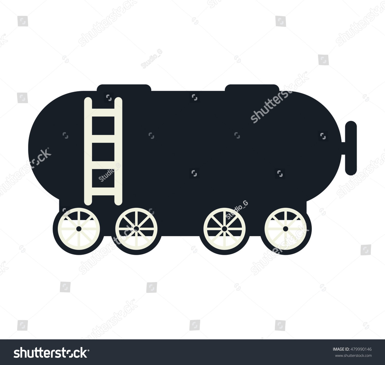 Tank Wagon Train Stock Vector (Royalty Free) 479990146 | Shutterstock