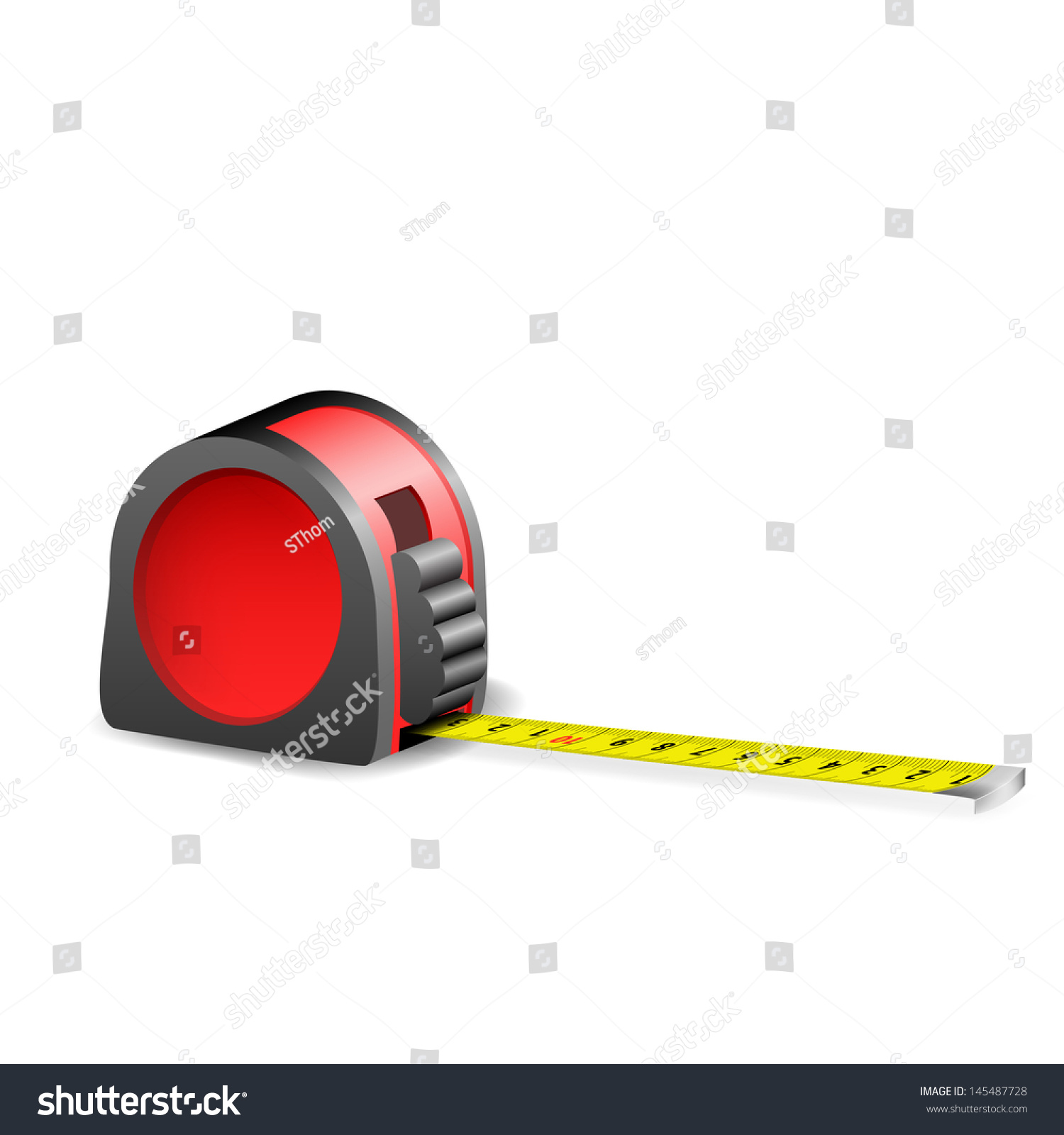 Tape Measure Vector Illustration Stock Vector (Royalty Free) 145487728 ...