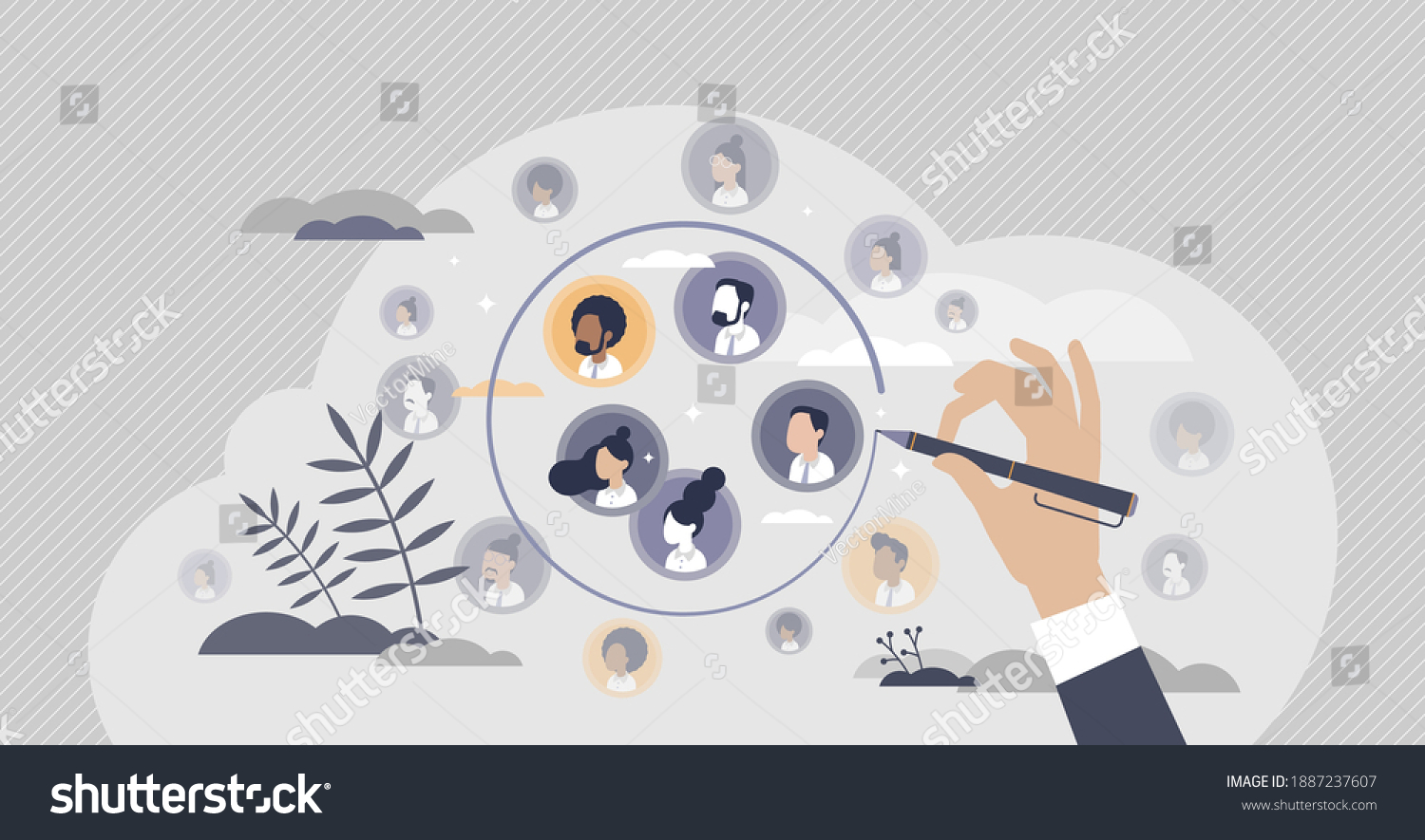 3,776 Customer segmentation Stock Vectors, Images & Vector Art ...