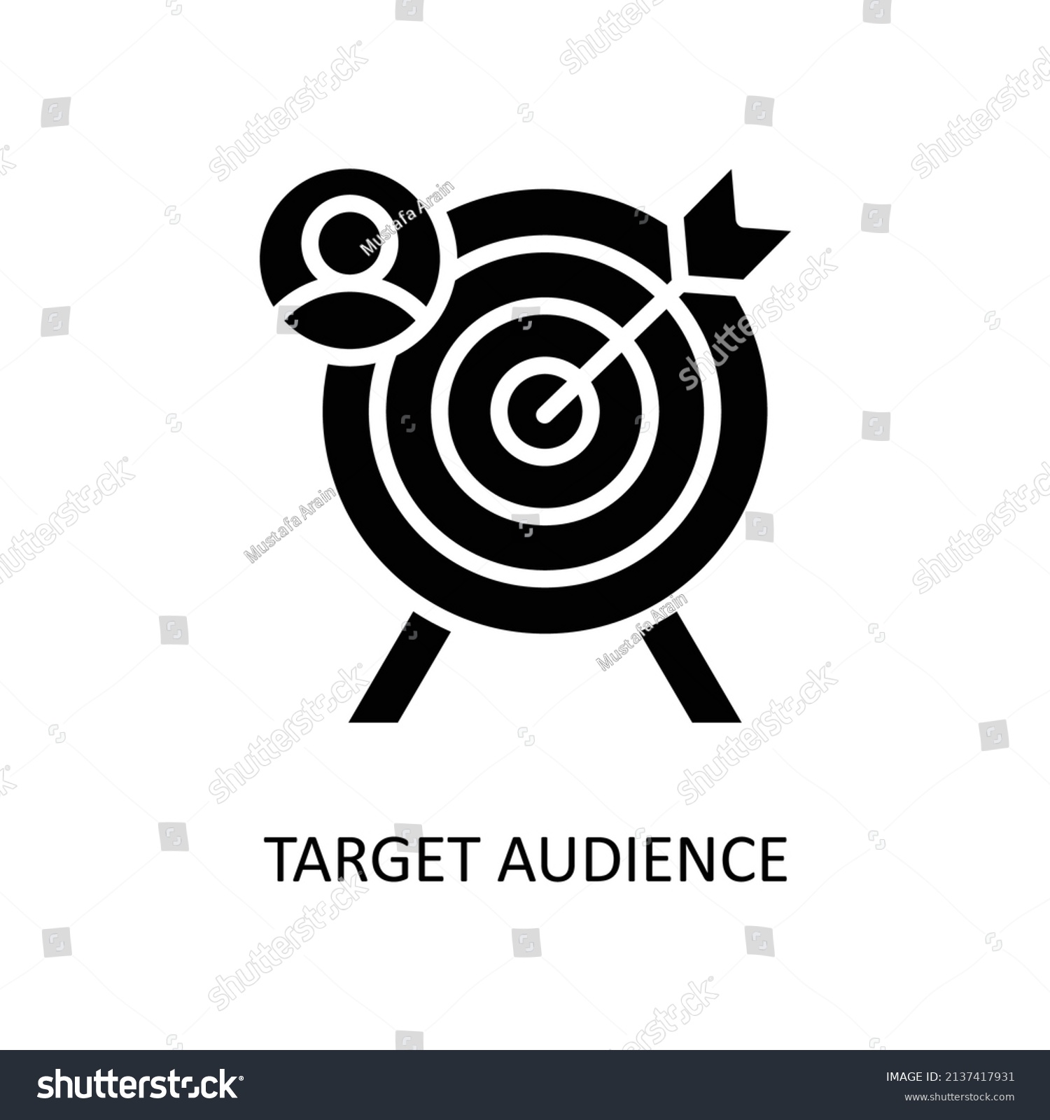 Target Audience Vector Solid Icons Your Stock Vector (Royalty Free ...