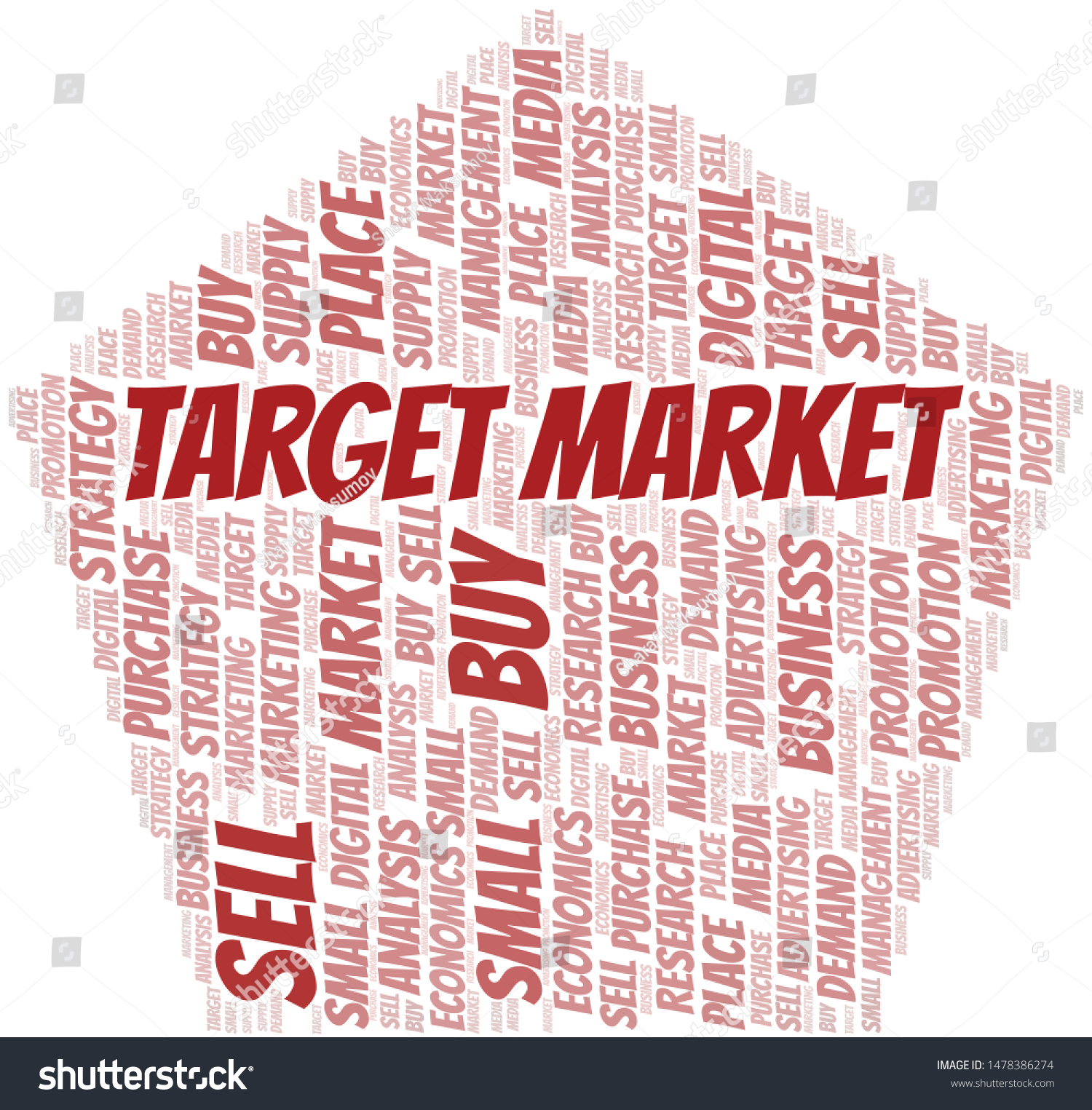 Target Market Word Cloud Vector Made: เวกเตอร์สต็อก (ปลอดค่าลิขสิทธิ์ ...