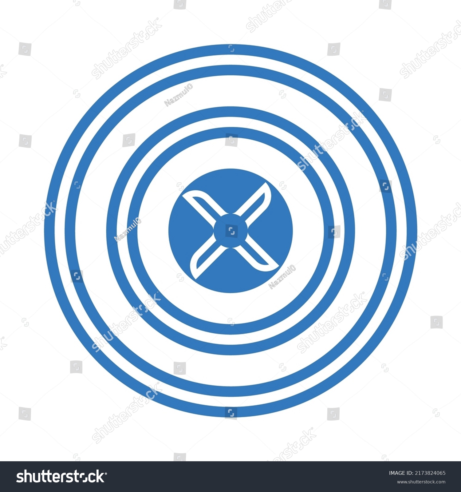 Target Shooting Point Icon Stock Vector (Royalty Free) 2173824065 ...