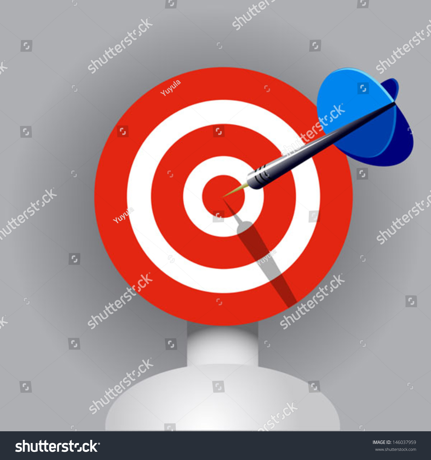 Target Person Stock Vector (Royalty Free) 146037959