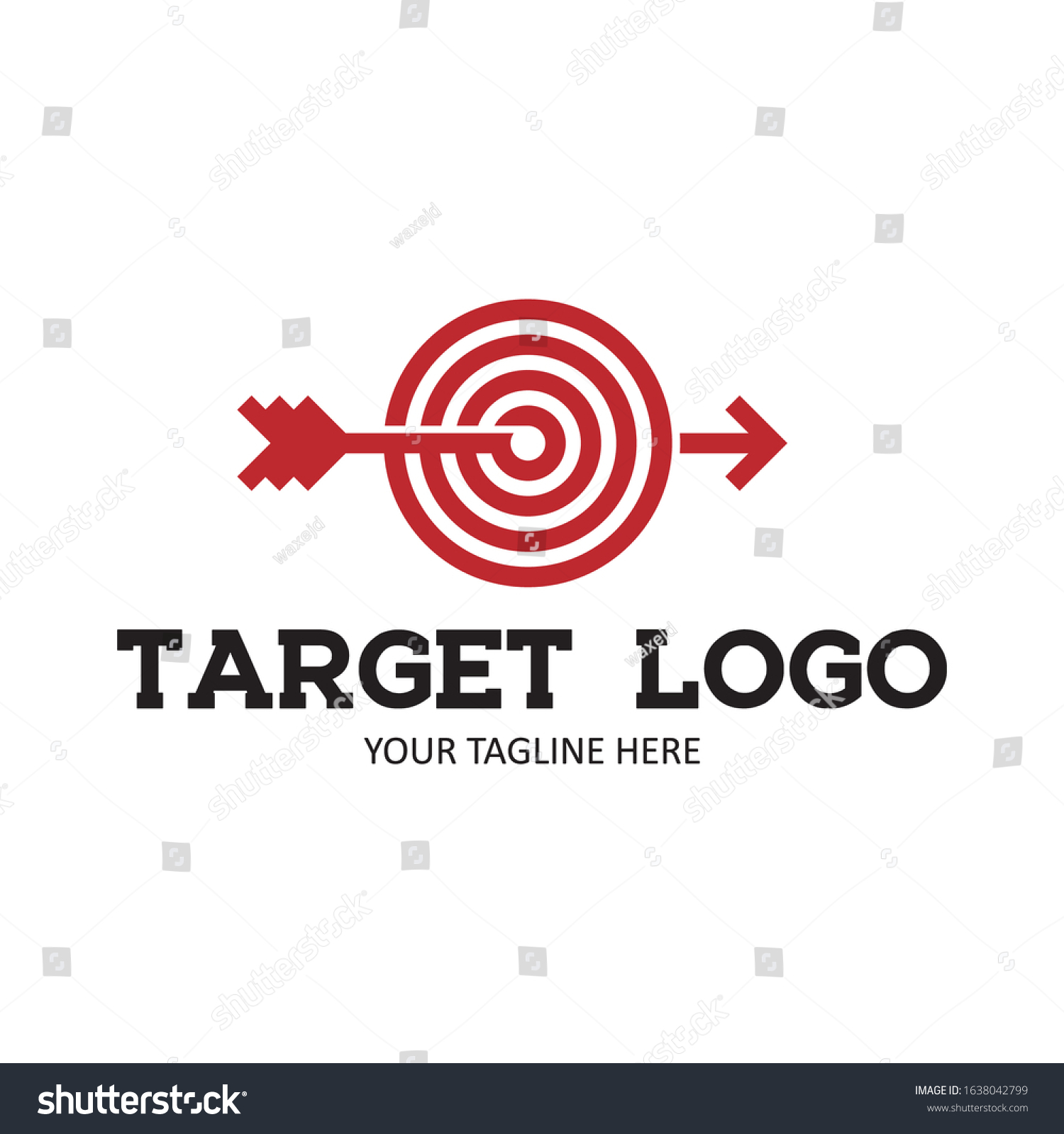 Target Point Logo Vector Illustration Stock Vector (Royalty Free ...