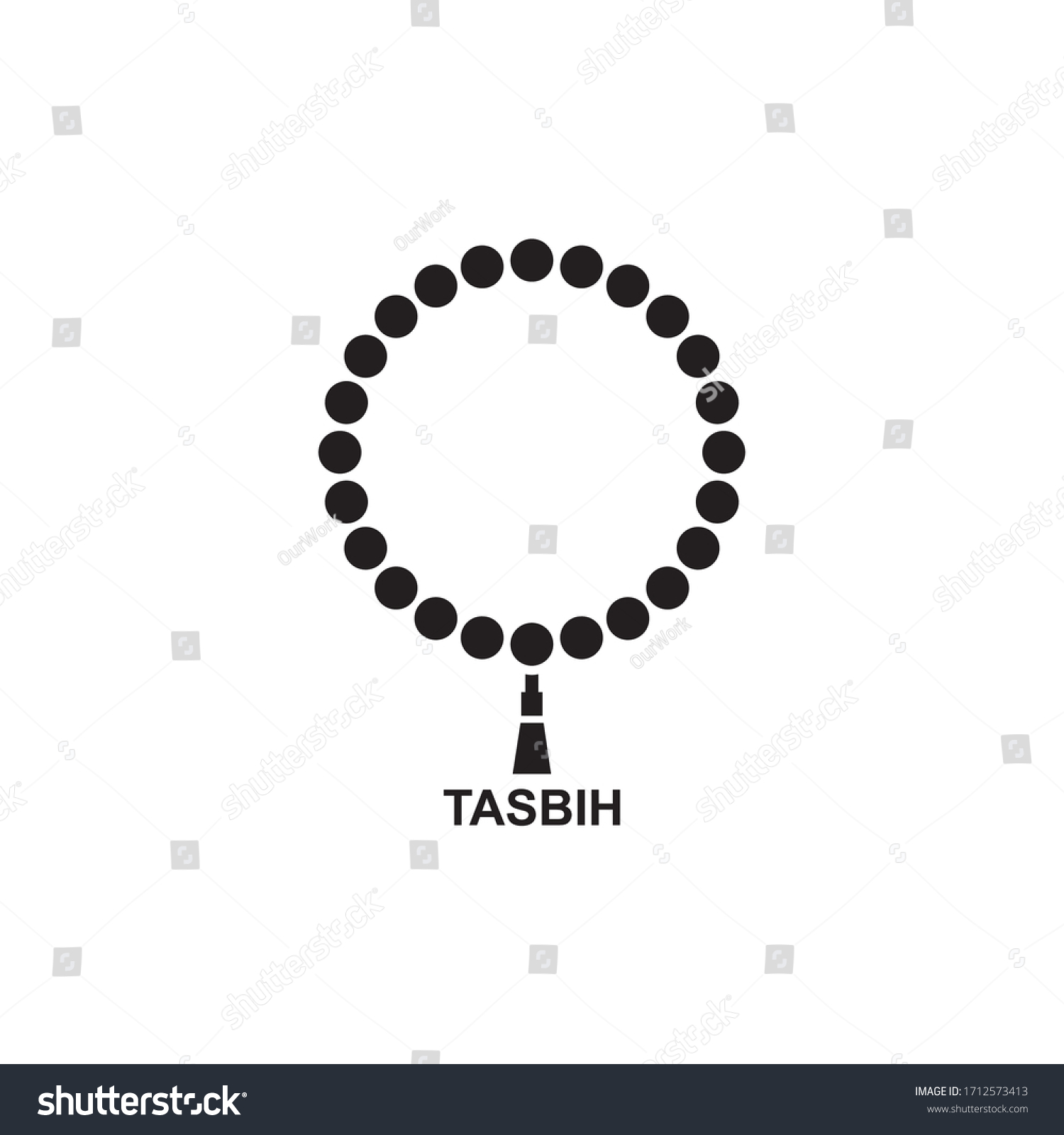 Tasbih Icon Bead Icon Vector: เวกเตอร์สต็อก (ปลอดค่าลิขสิทธิ์ ...