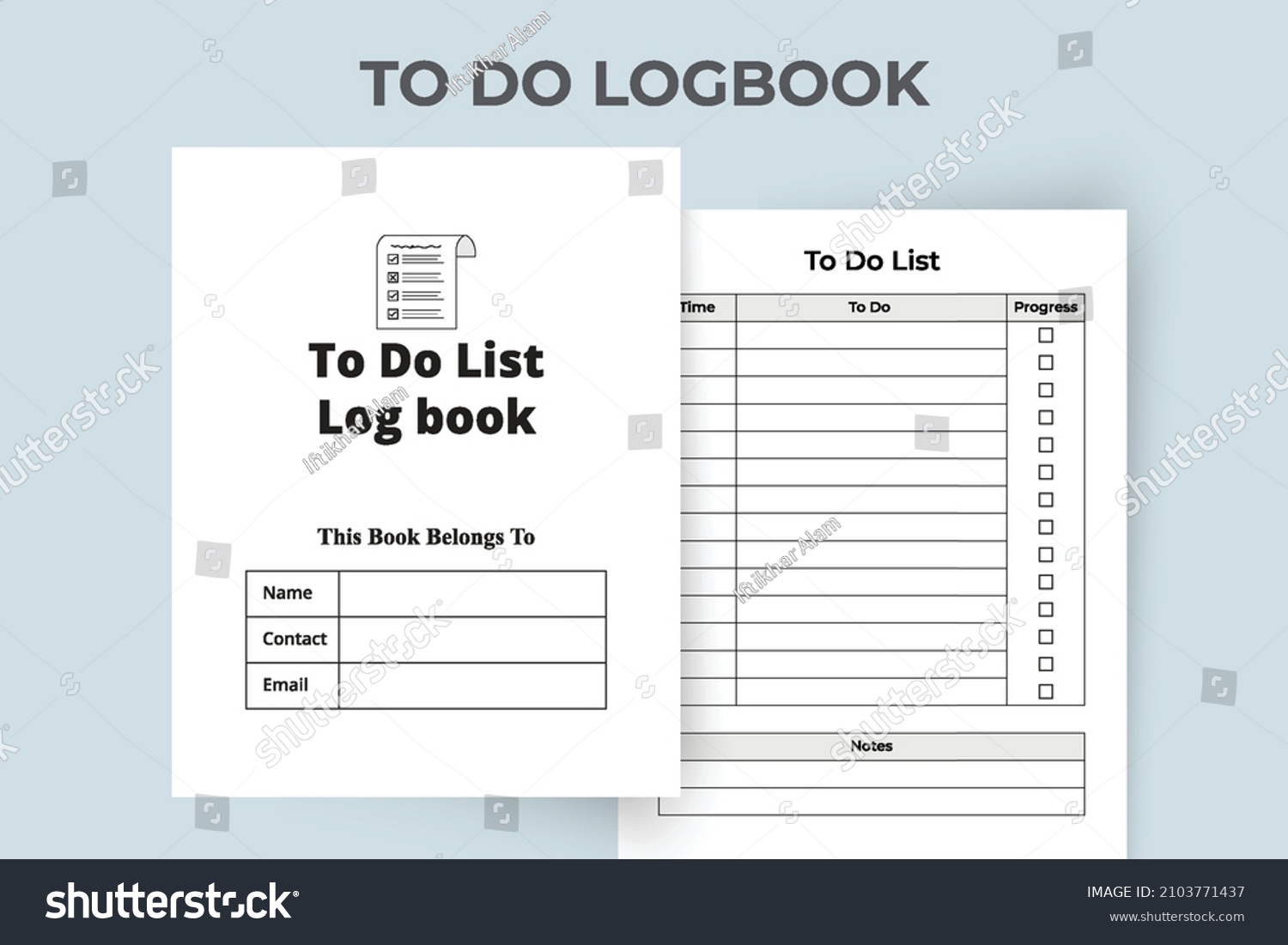 Task Planner Notebook Tasklist Line Art Stock Vector (Royalty Free ...