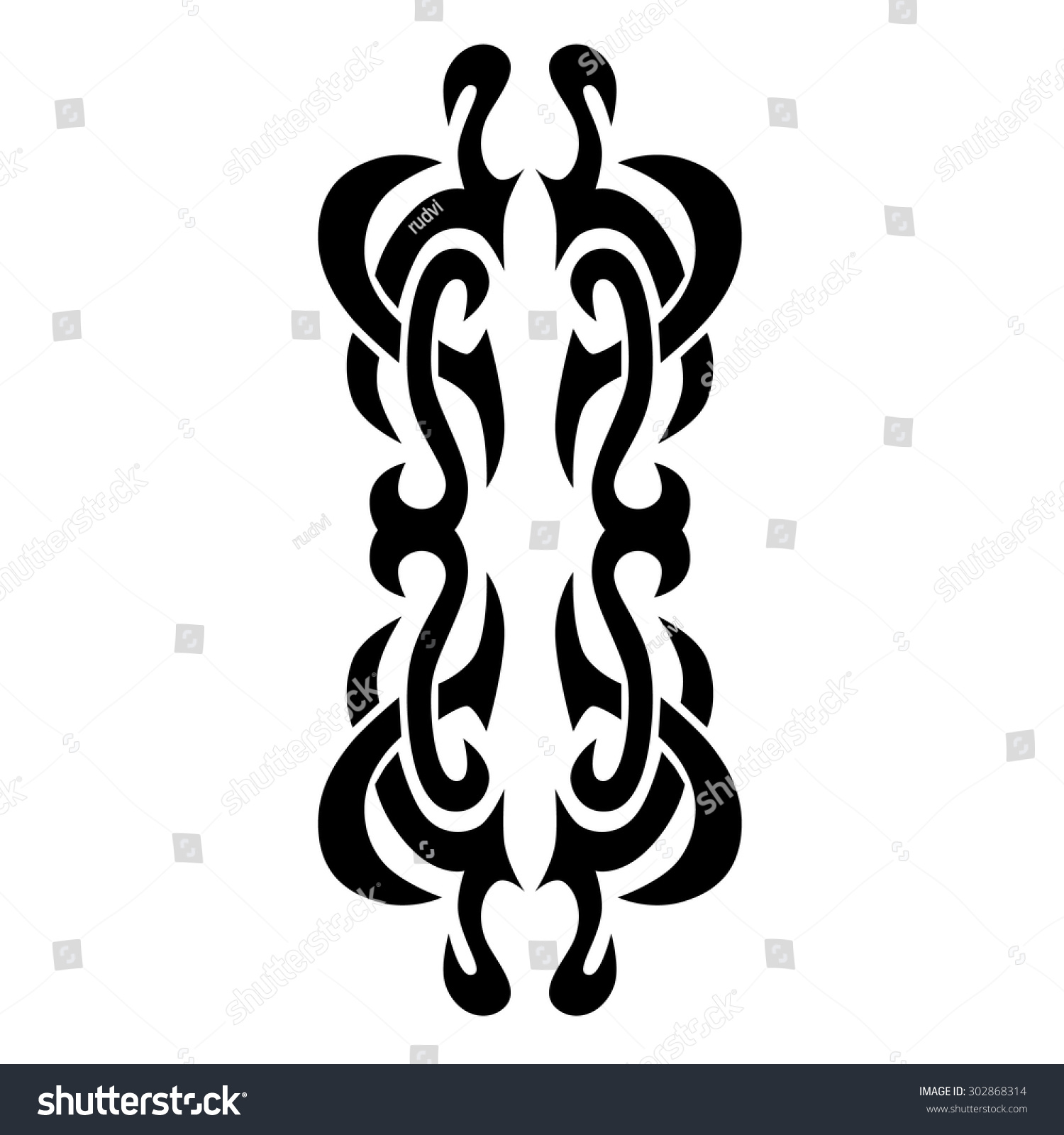 Tattoo Art Pattern Tattoos Design Stock Vector (Royalty Free) 302868314