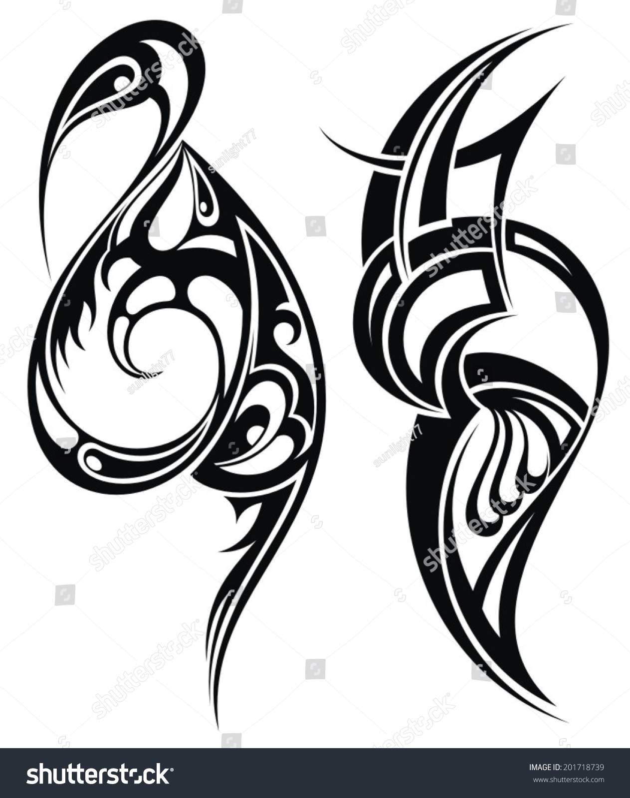 Tattoo Design 스톡 벡터(로열티 프리) 201718739 | Shutterstock