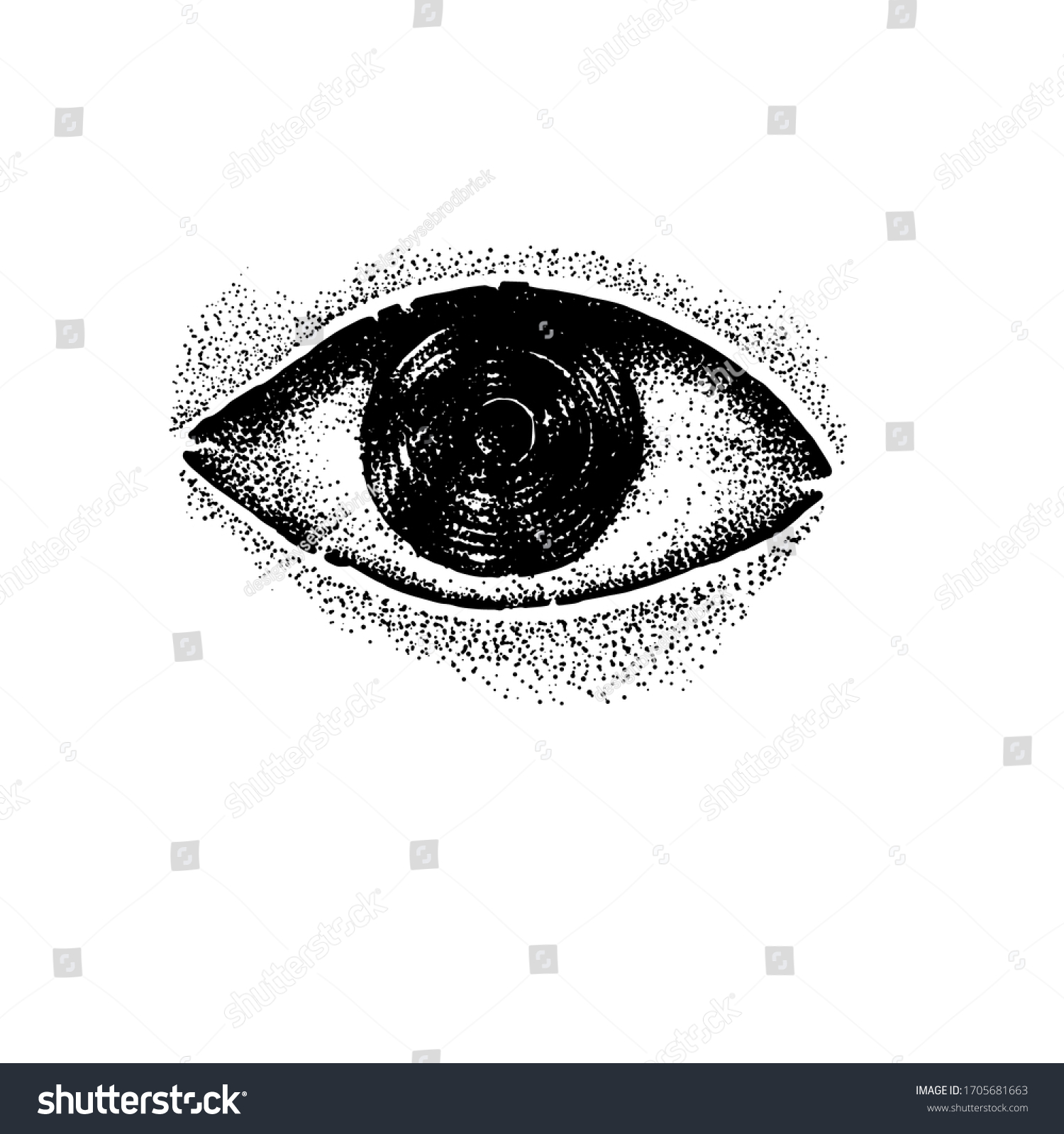 Tattoo Eye Symbols Collection Illustration Stock Vector (Royalty Free ...