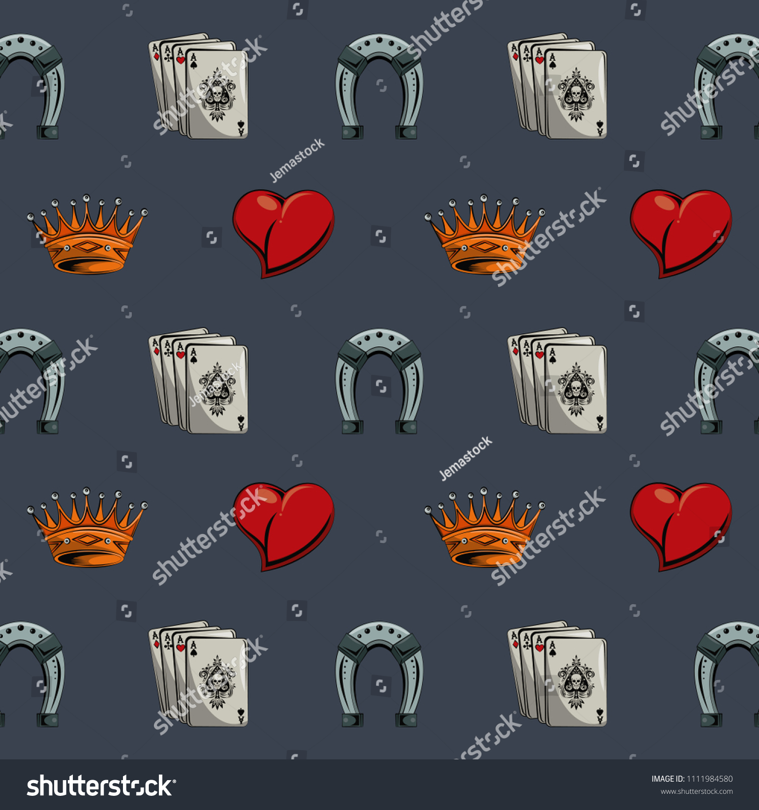 Tattoo Old School Background Stock Vector (Royalty Free) 1111984580 ...