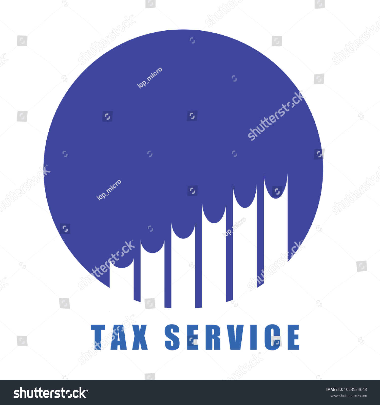 Tax Logo Template Stock Vector (Royalty Free) 1053524648 | Shutterstock