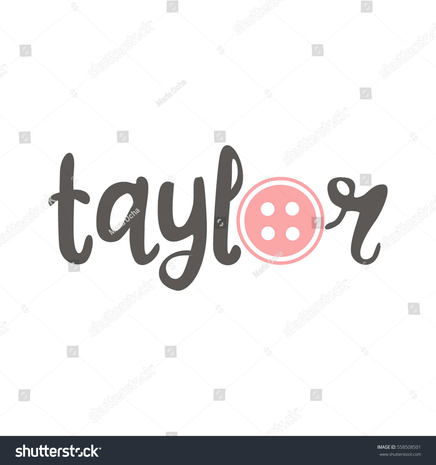 Taylor Vector Logo Design Stock Vector (Royalty Free) 558508501