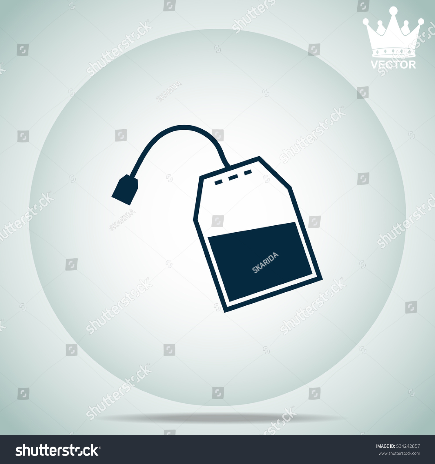 Tea Bag Vector Illustration Stock Vector (Royalty Free) 534242857 ...